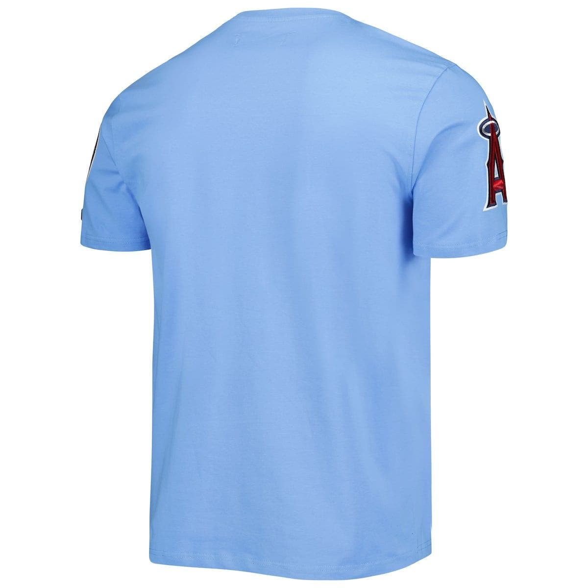 PRO STANDARD Men's Pro Standard Light Blue Los Angeles Angels Team Logo ...