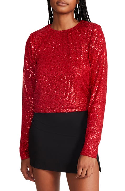 red sequin top | Nordstrom