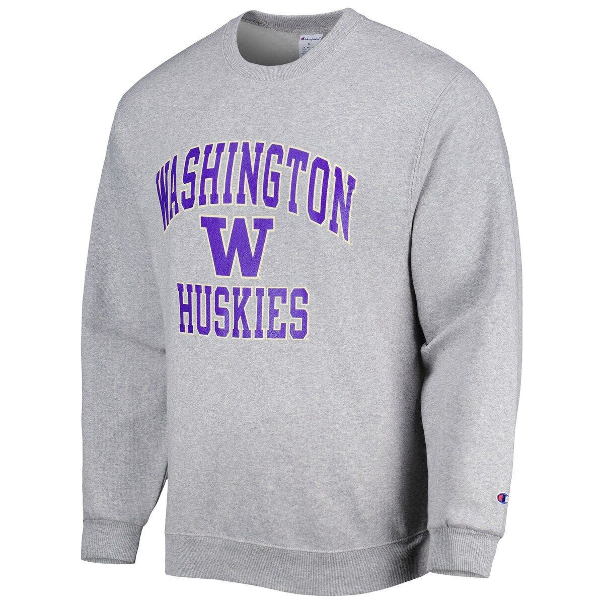 Champion Men's Champion Heather Gray Washington Huskies High Motor ...