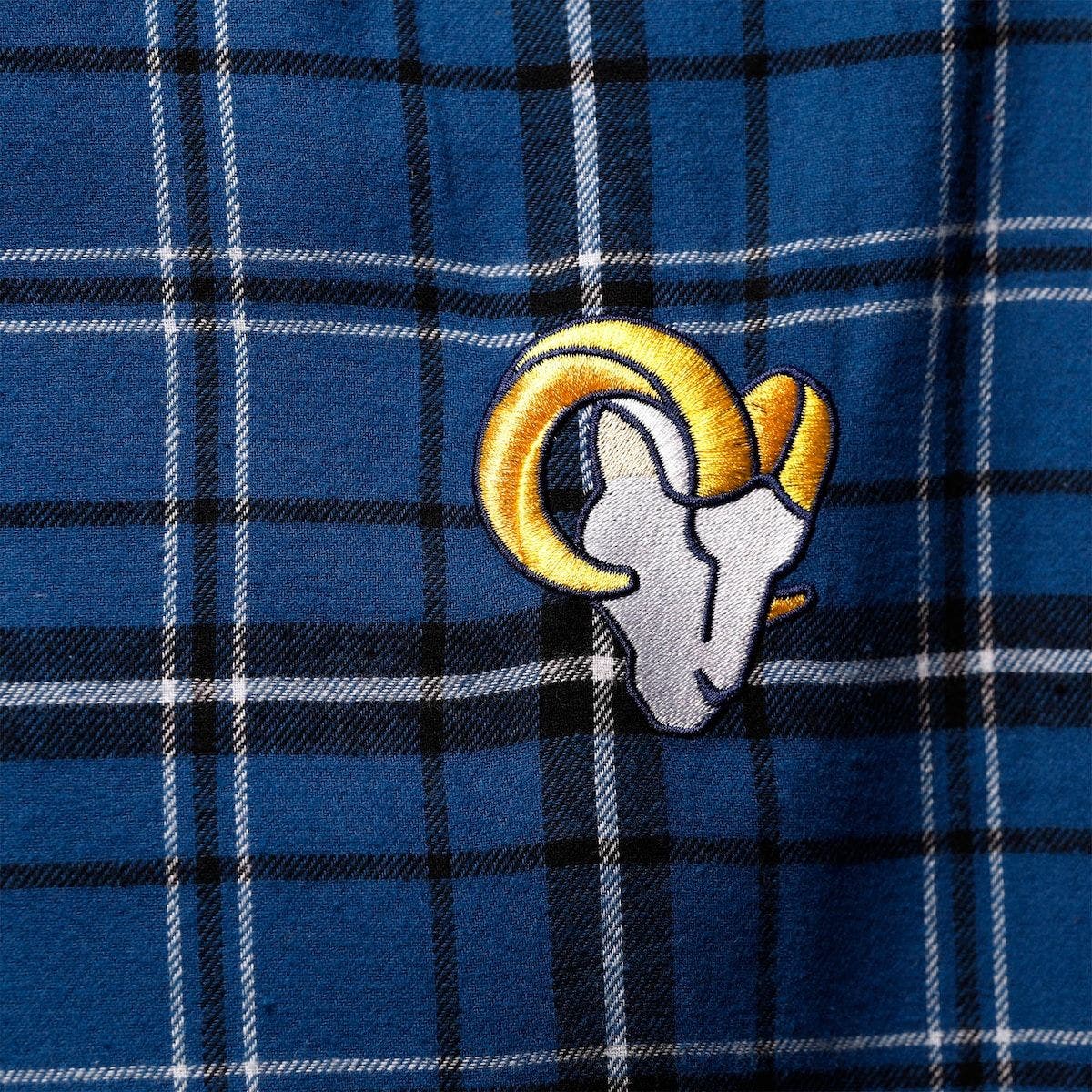 CONCEPTS SPORT Men's Concepts Sport Royal/Black Los Angeles Rams Big ...