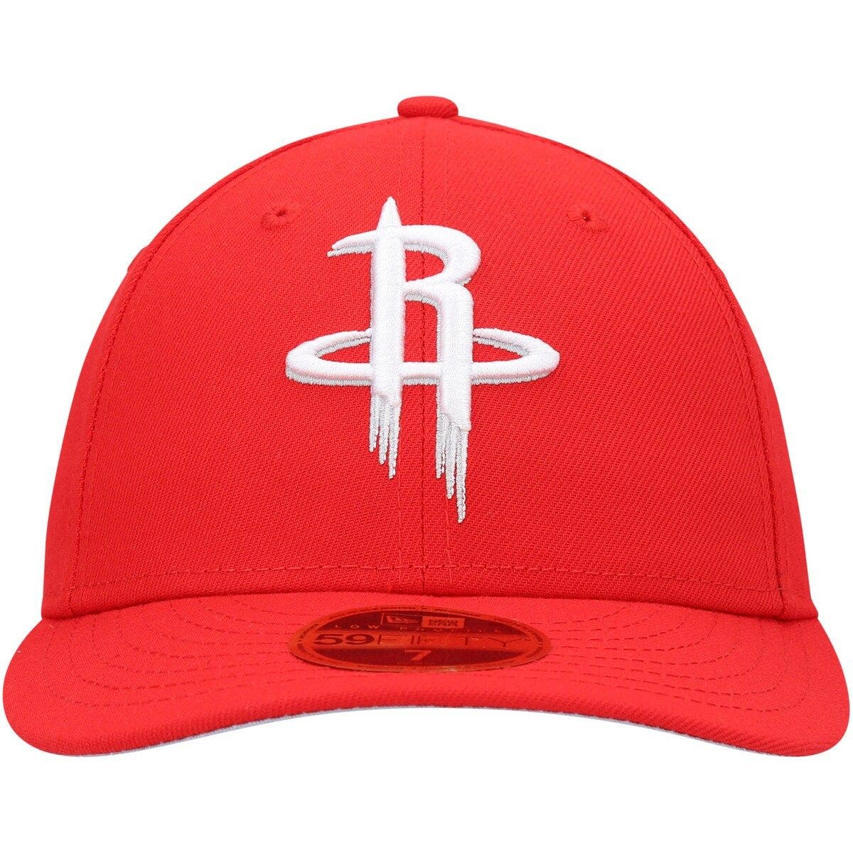 New Era Men's New Era Red Houston Rockets Team Low Profile 59FIFTY ...