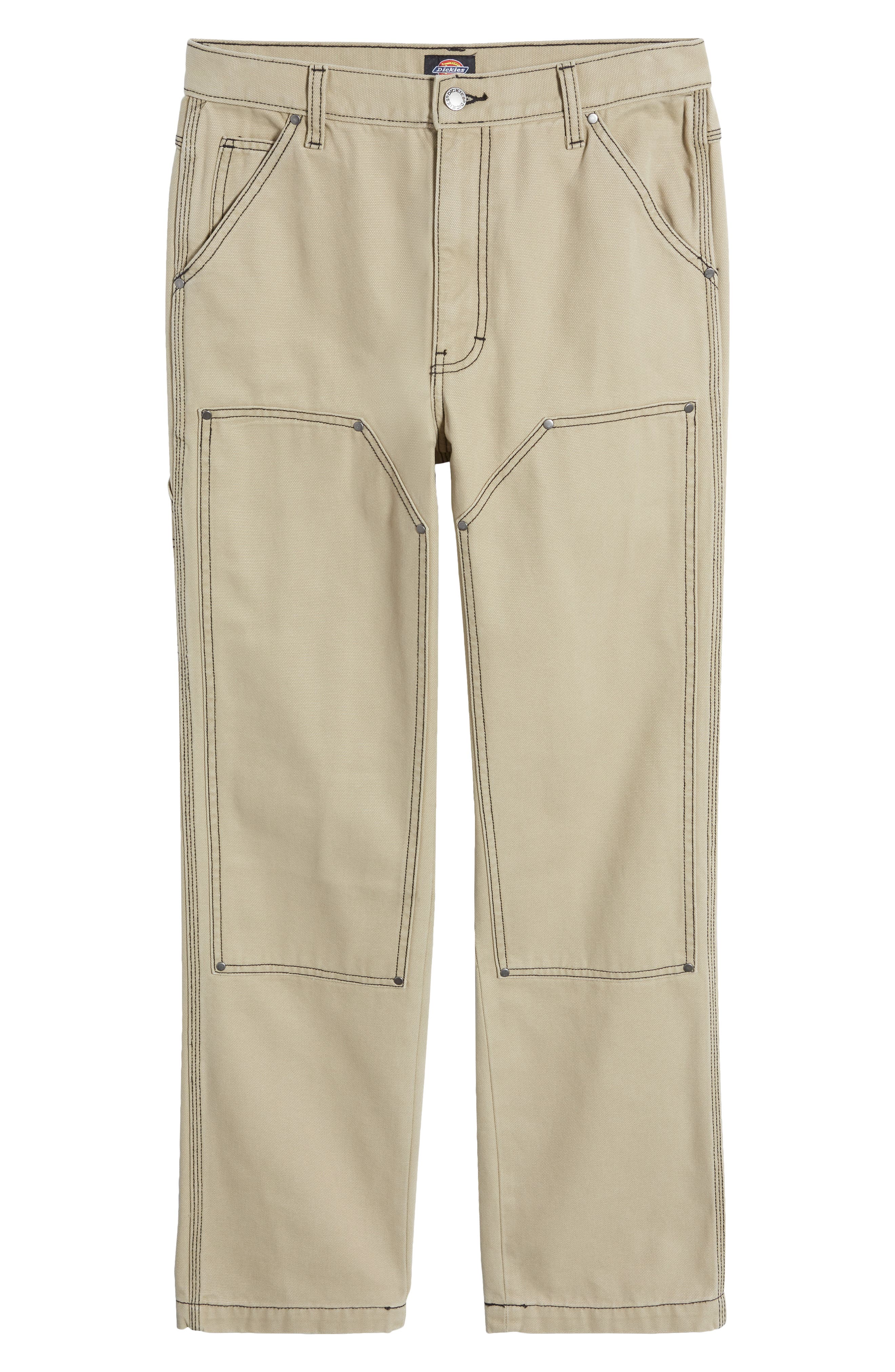 Dickies Contrast Stitch Double Knee Cotton Duck Canvas Pants | Nordstrom