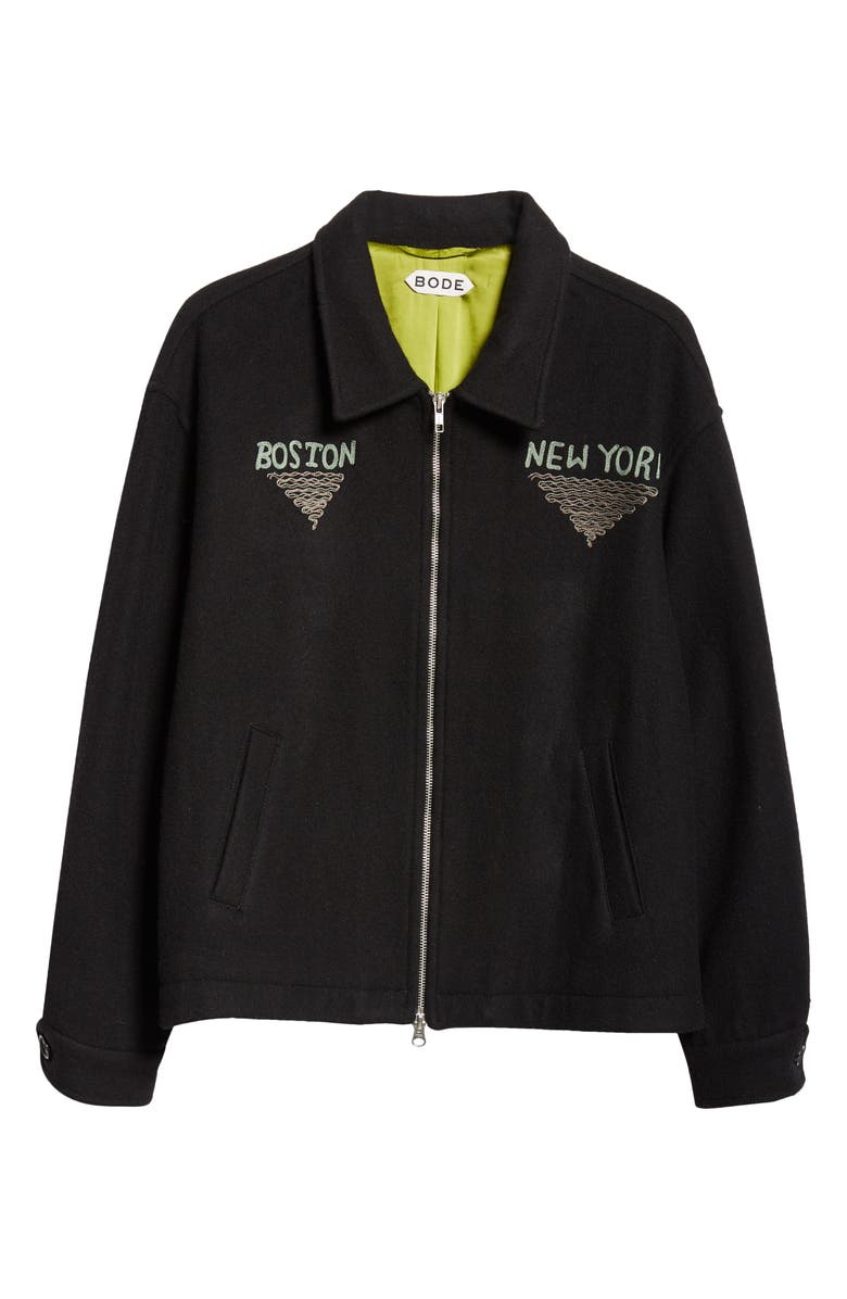 Bode Embroidered Lighthouse Wool Jacket | Nordstrom