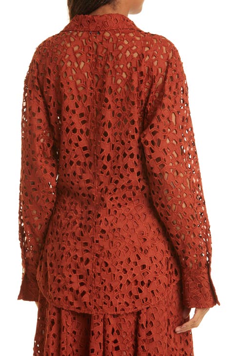 Women's Burgundy Tops | Nordstrom