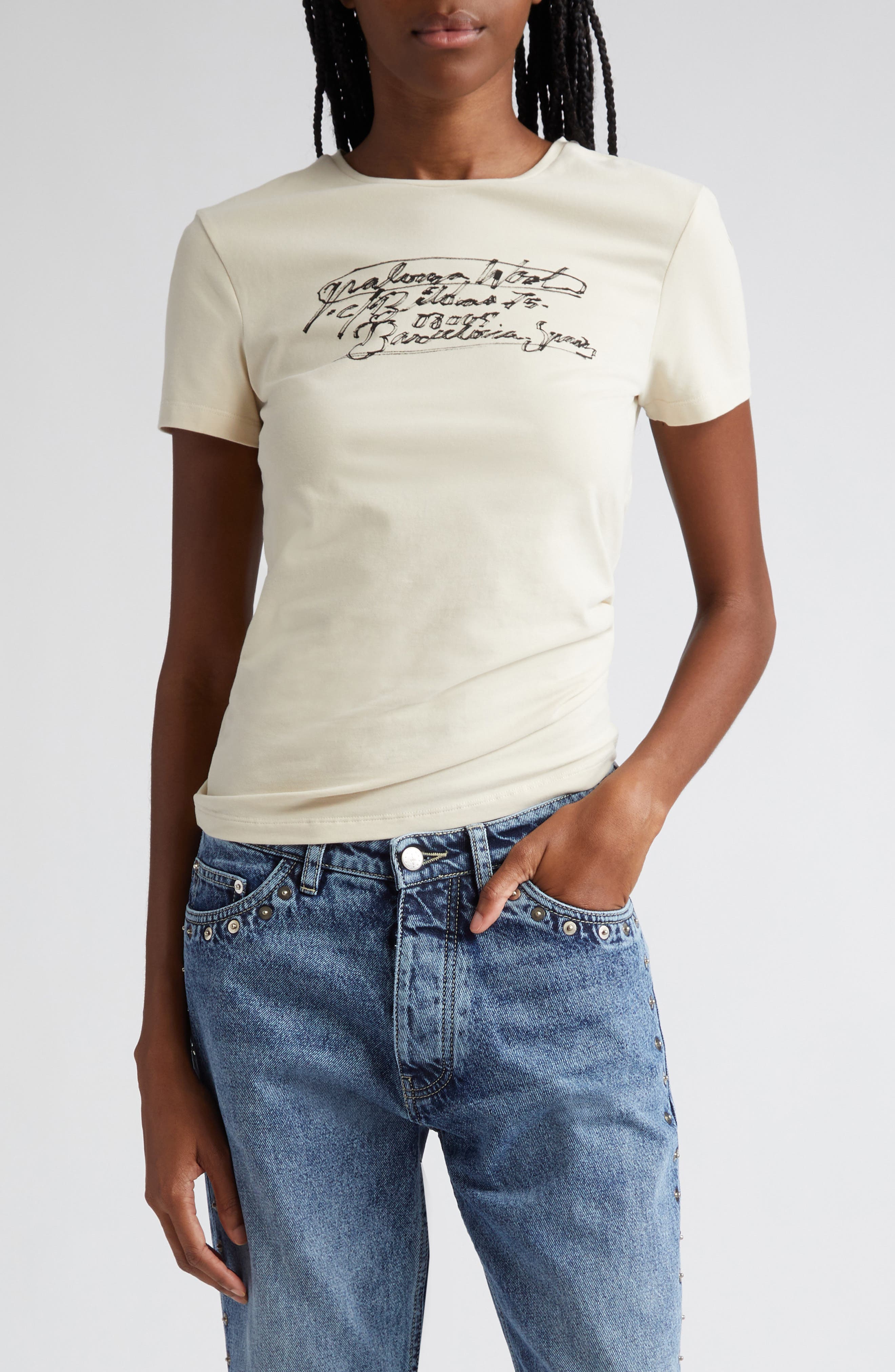 Paloma Wool Aquila Stretch Organic Cotton Graphic T-Shirt | Nordstrom
