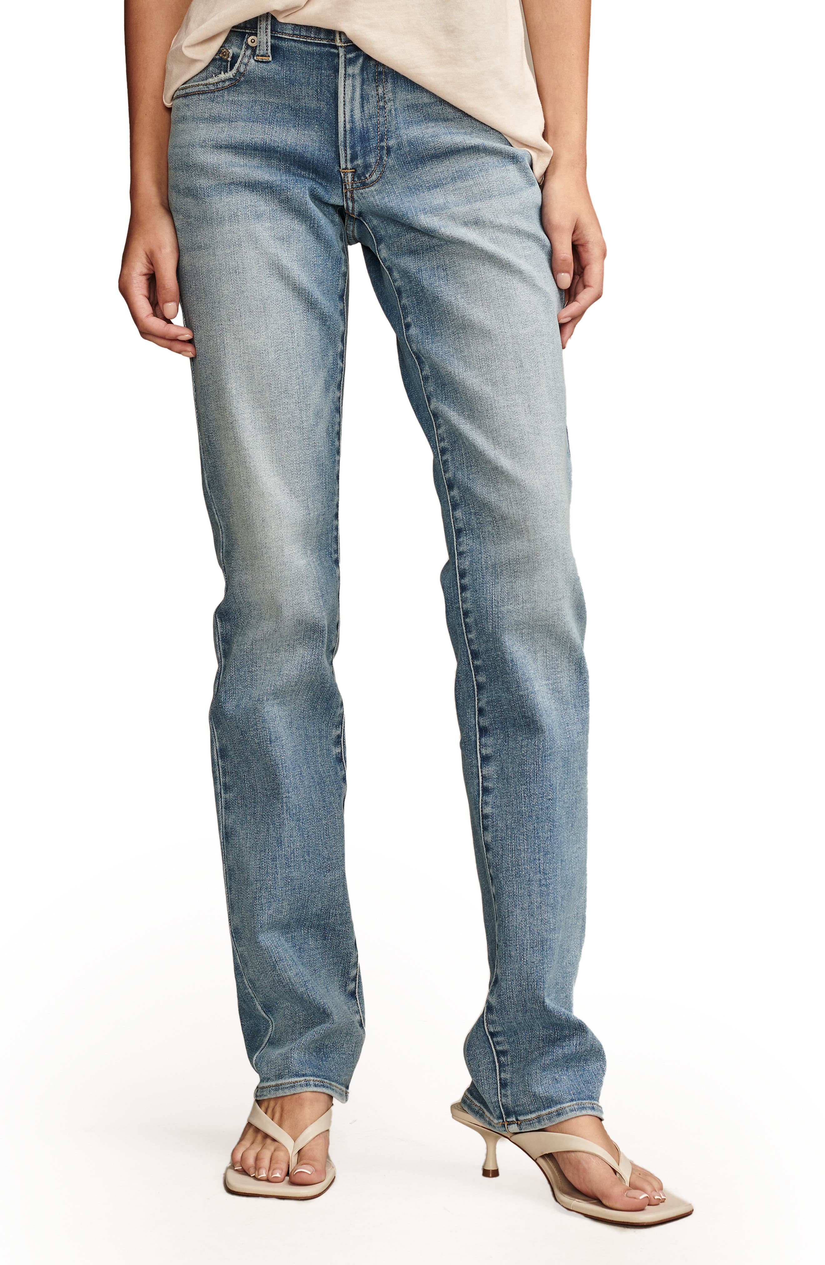 Lucky Brand Sweet Mid Rise Straight Leg Jeans | Nordstrom