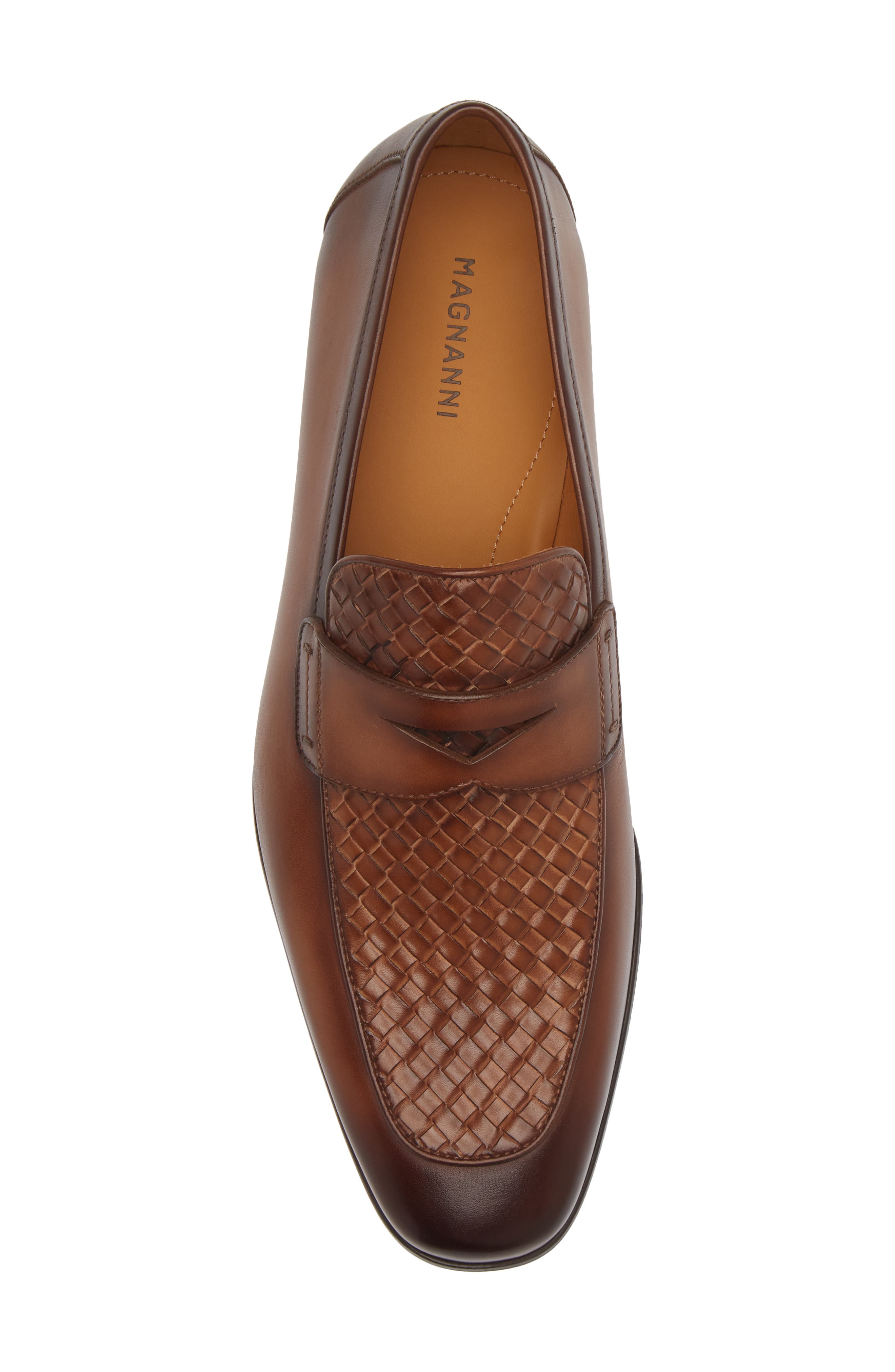 Magnanni Ramiro Water Resistant Woven Penny Loafer (Men) | Nordstrom