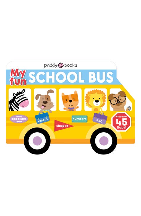 My Fun School Bus Lift-The-Flap Board Book