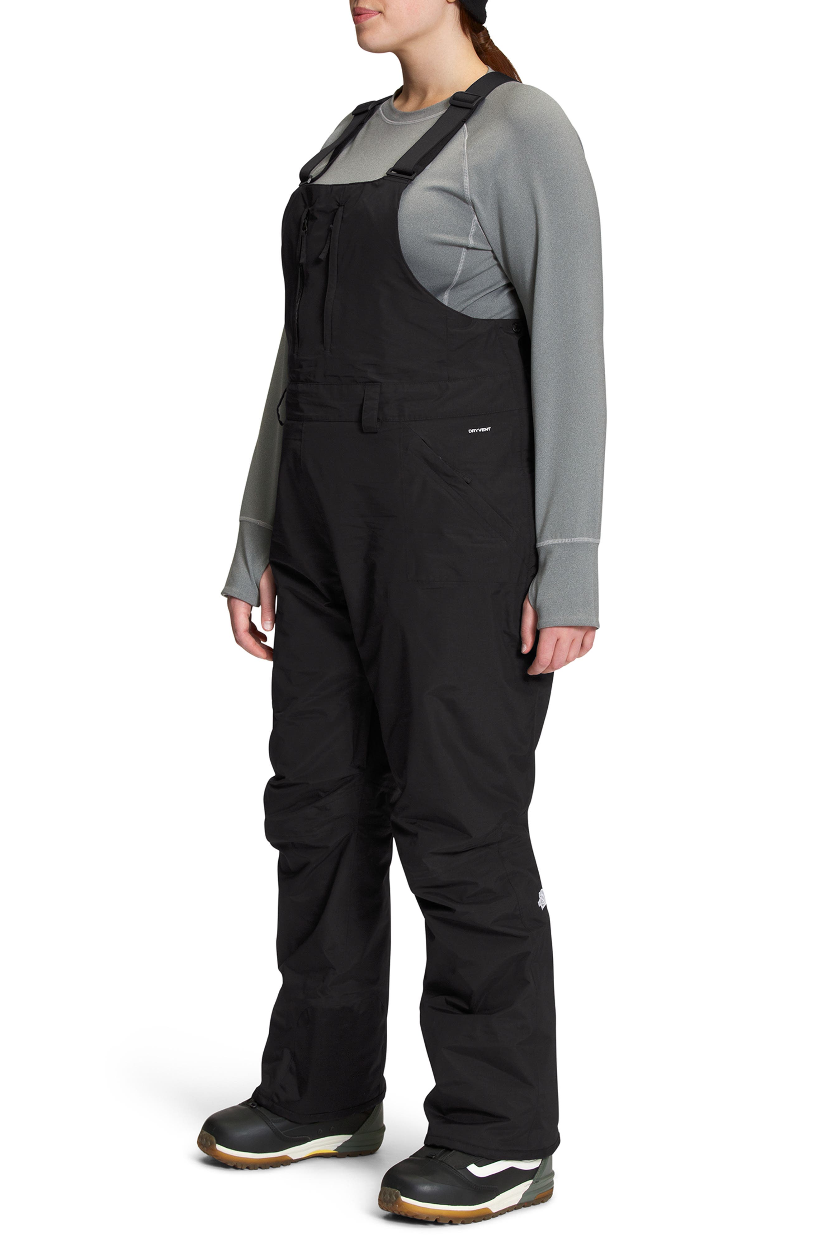 The North Face Freedom Insulated Waterproof Snow Bib Overalls in Black ...
