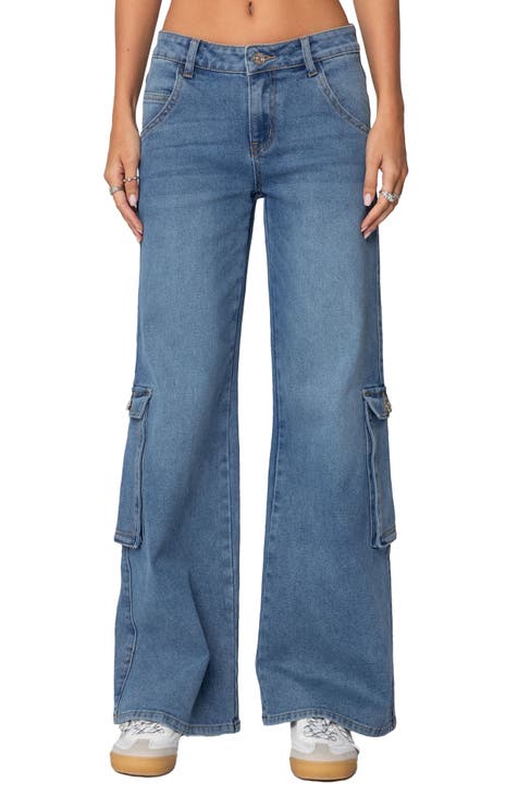Women's EDIKTED Low-Rise Jeans | Nordstrom