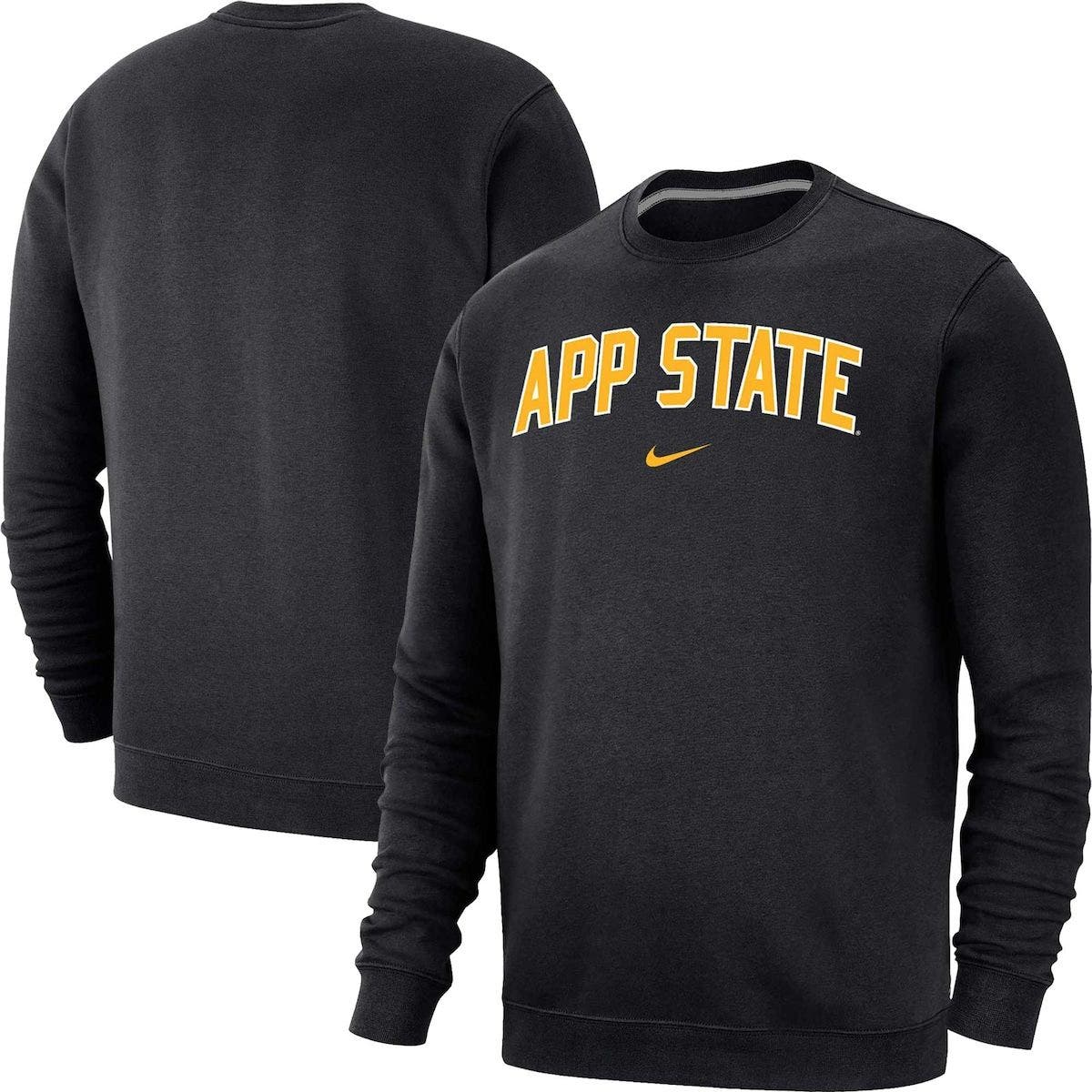 Nike Men's Nike Black Appalachian State Mountaineers Arch Club Fleece ...