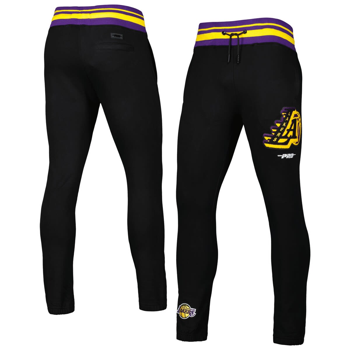 PRO STANDARD Men's Pro Standard Black Los Angeles Lakers Mash Up ...