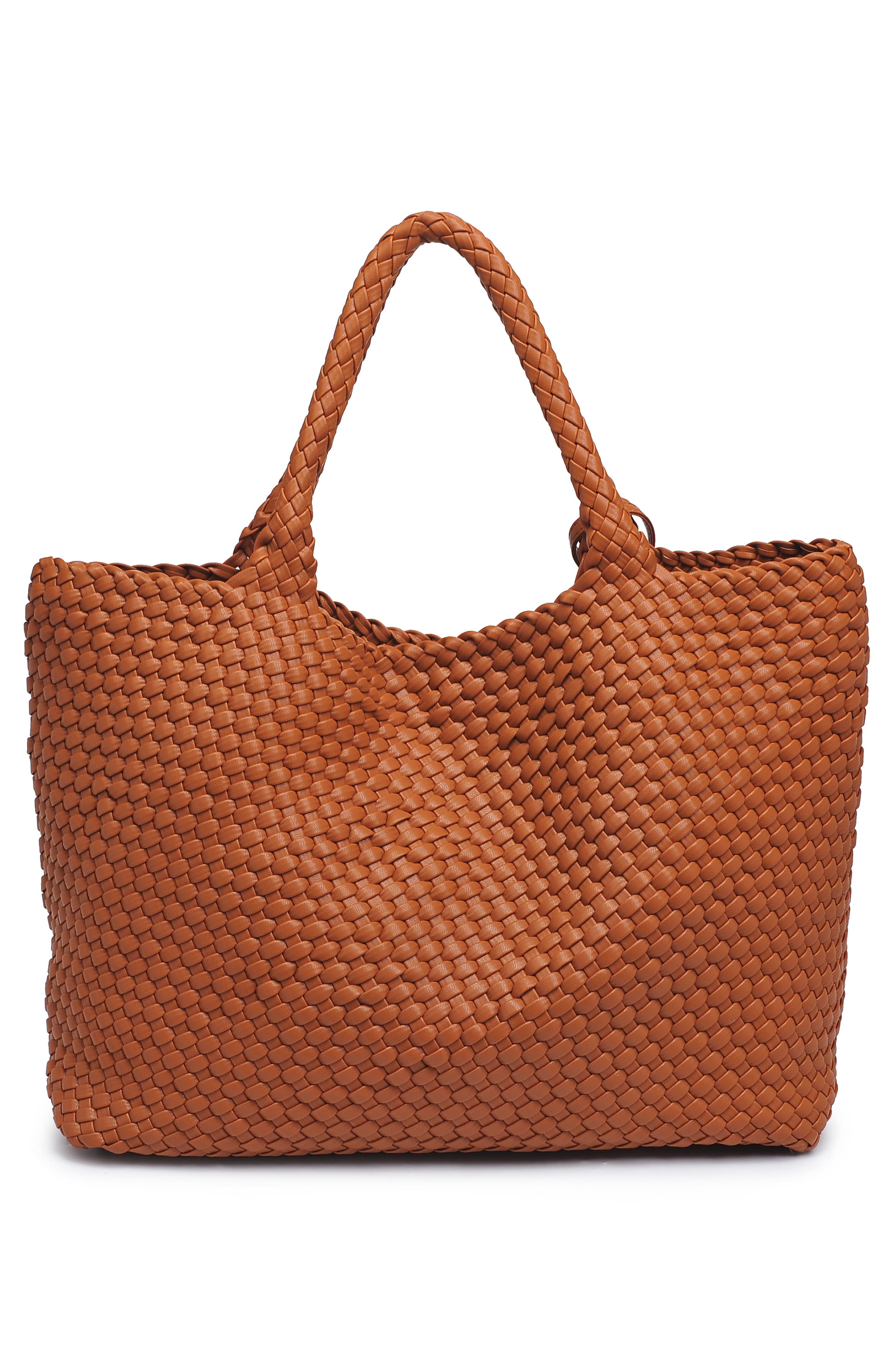 MODA LUXE Woven Unlined Tote Bag and Pouch | Nordstromrack