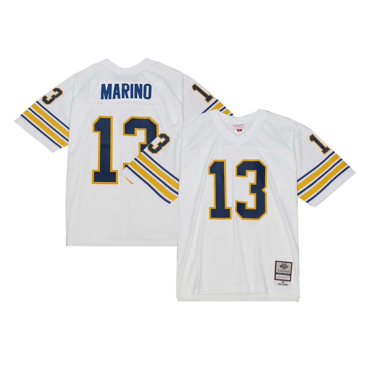 Mitchell & Ness Men's Mitchell & Ness Dan Marino White Pitt Panthers ...