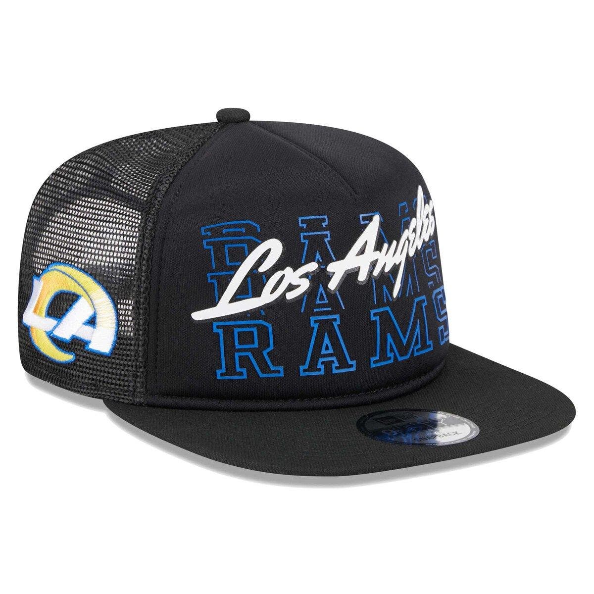 New Era Men's New Era Black Los Angeles Rams Instant Replay 9FIFTY ...