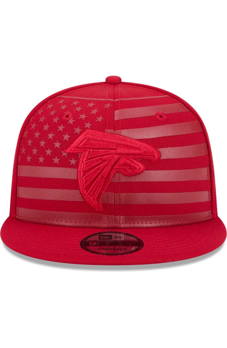 New Era Men's New Era Red Atlanta Falcons Independent 9FIFTY Snapback ...