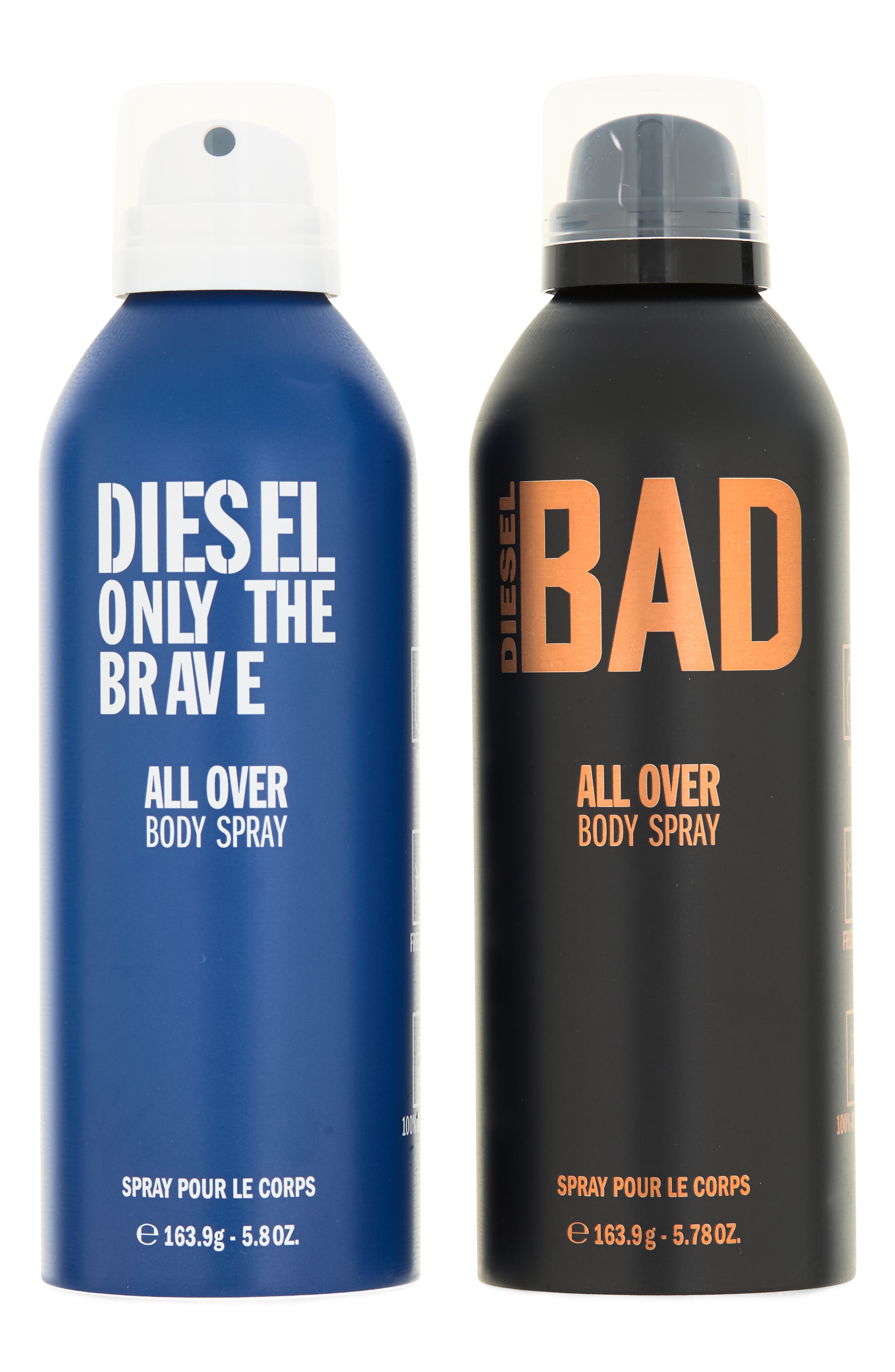 DIESEL® Only the Brave & Bad Duo Body Spray Set | Nordstromrack