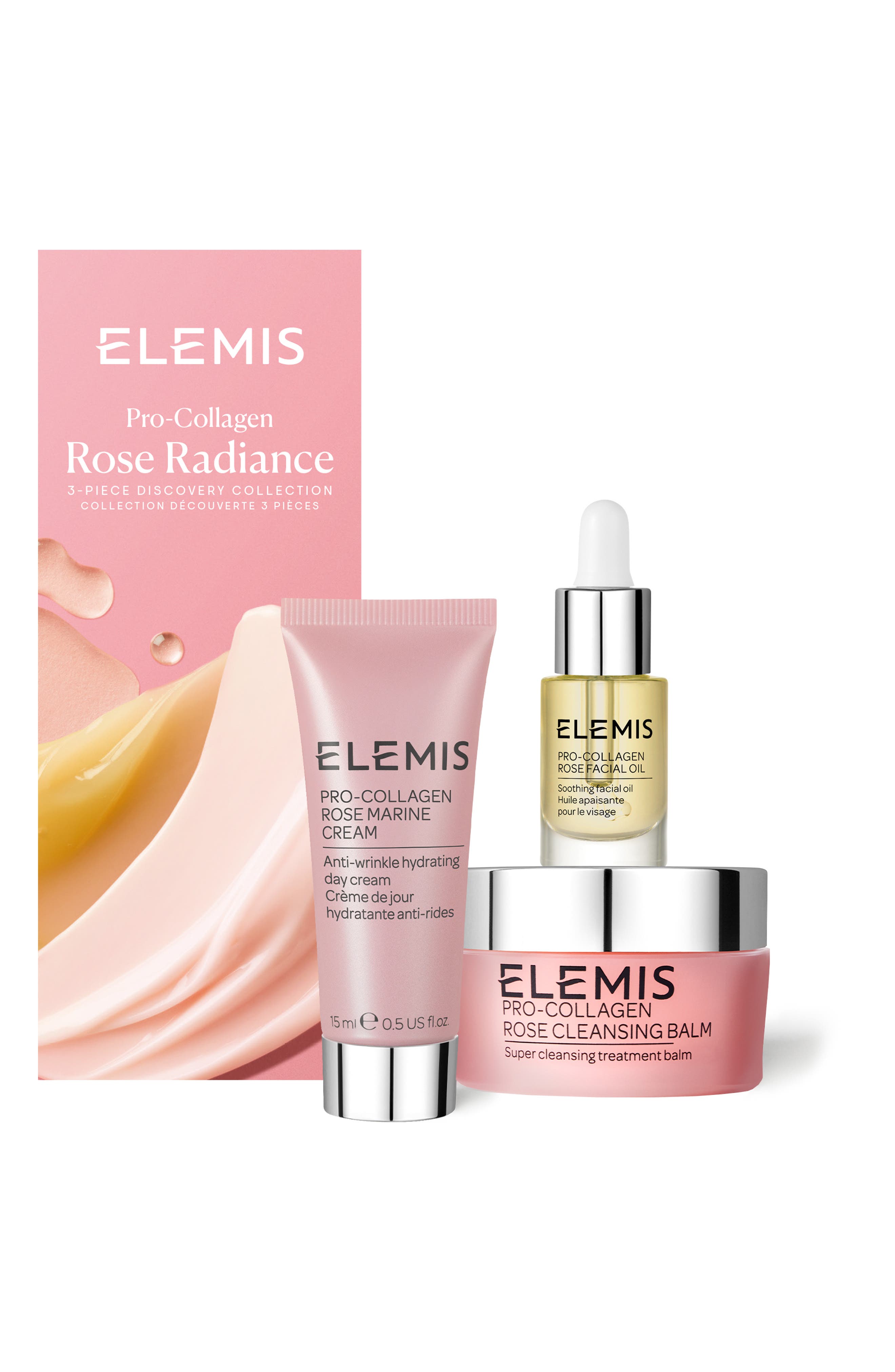 Elemis Pro-Collagen Rose Discovery Set (Limited Edition) USD $120 Value ...