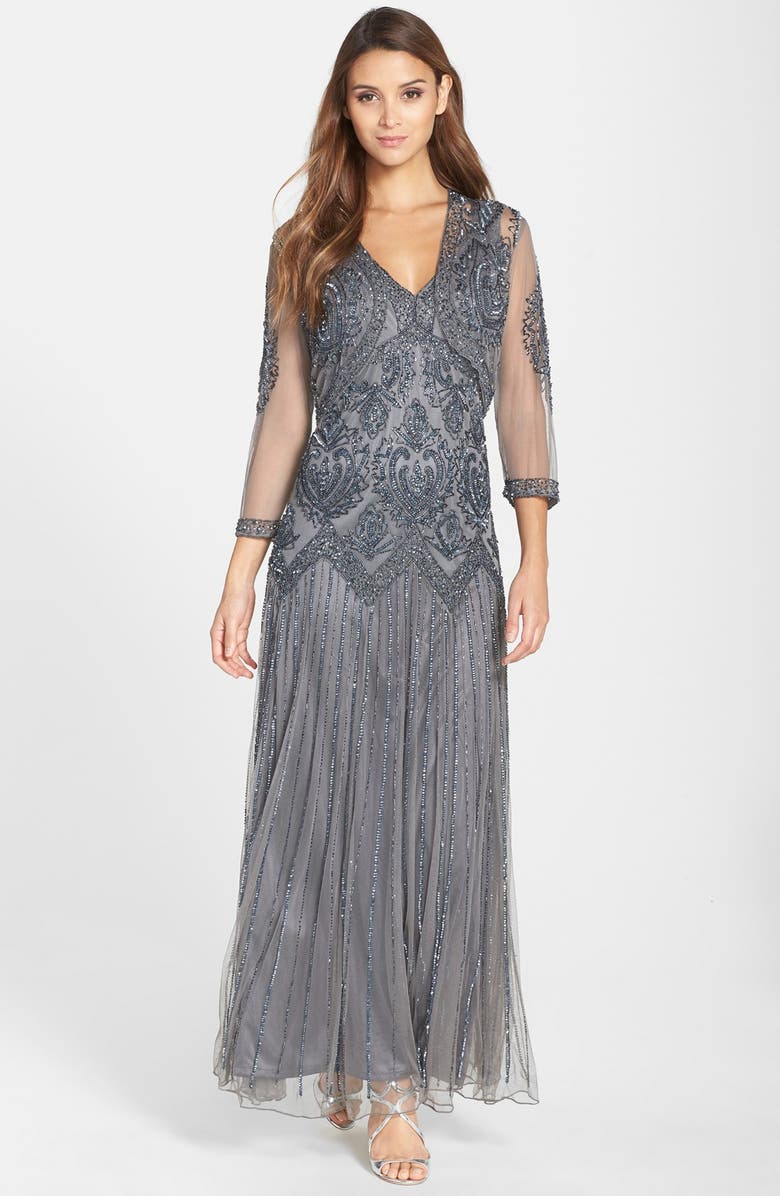 Pisarro Nights Embellished Mesh Dress And Jacket Nordstrom