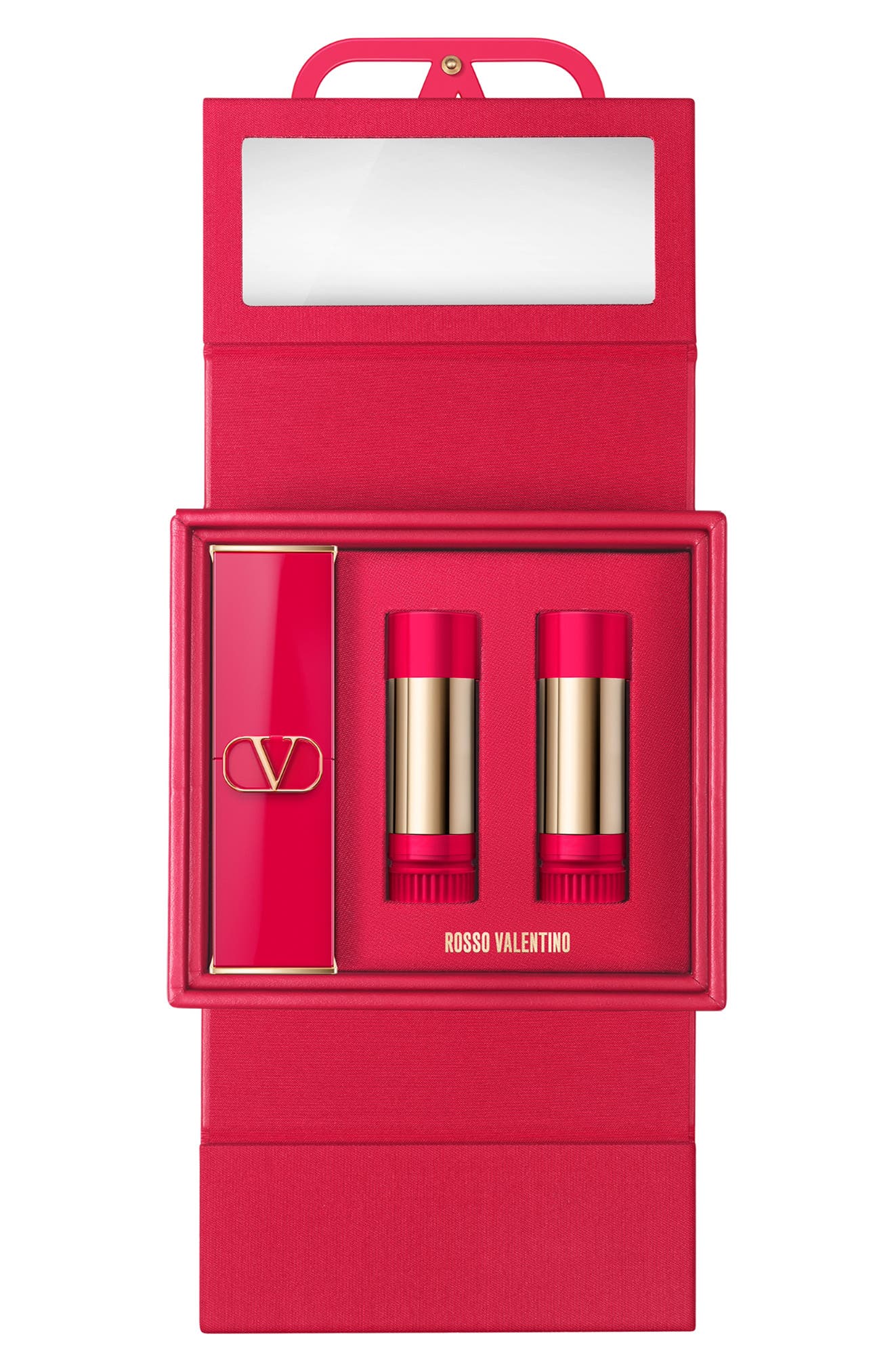 Valentino Rosso Valentino 3-Piece Refillable Lipstick Set | Nordstrom