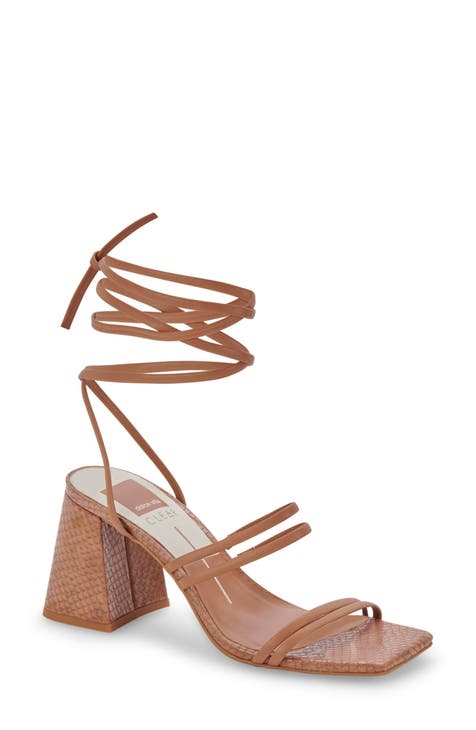Brown Block-Heel Sandals for Women | Nordstrom