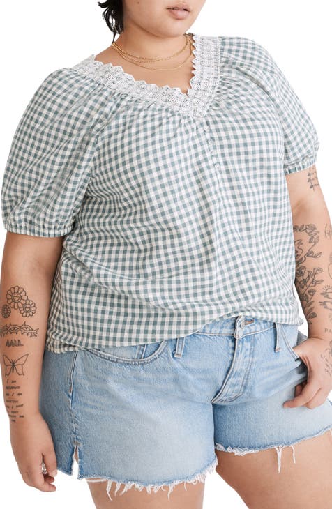 Blue Plus-Size Tops for Women | Nordstrom