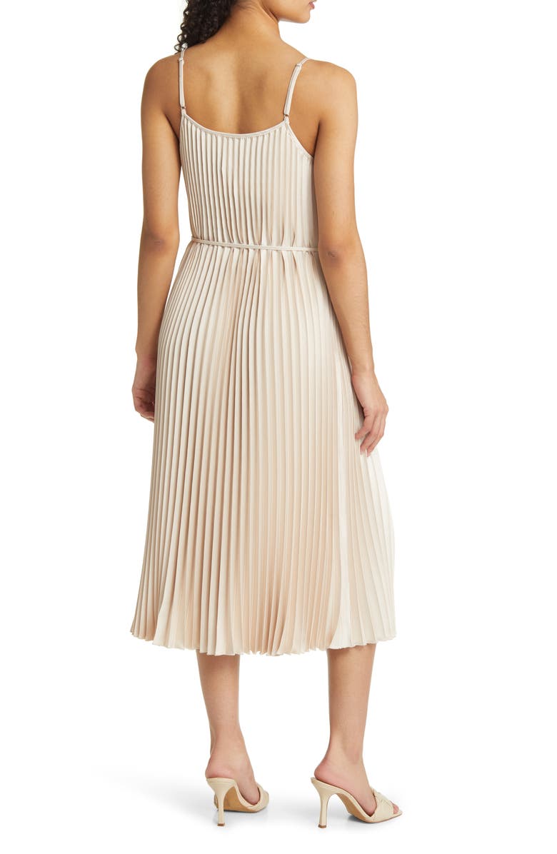 Sam Edelman Hammered Satin Plissé Dress | Nordstromrack