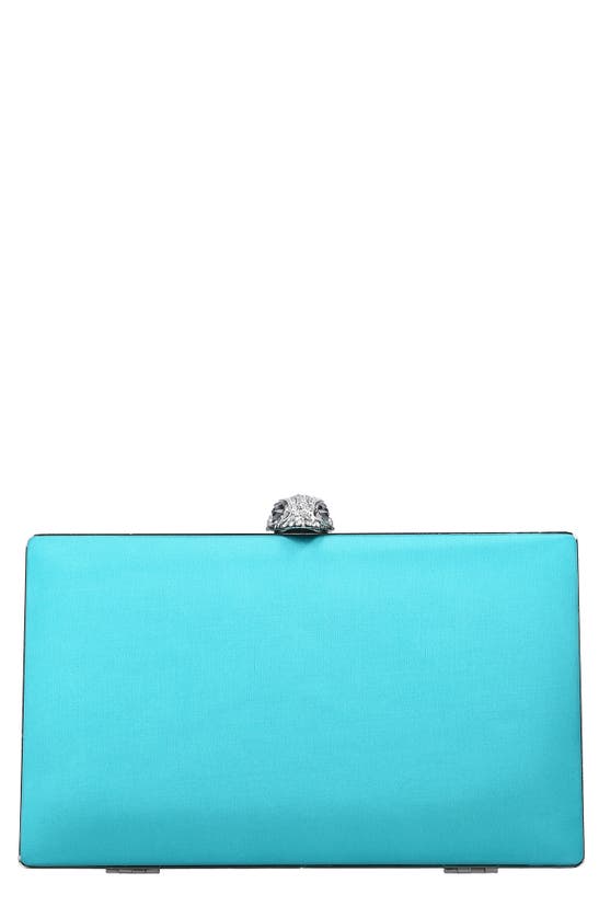 Kurt Geiger Kensington Frame Clutch In Turquoise/ Aqua | ModeSens