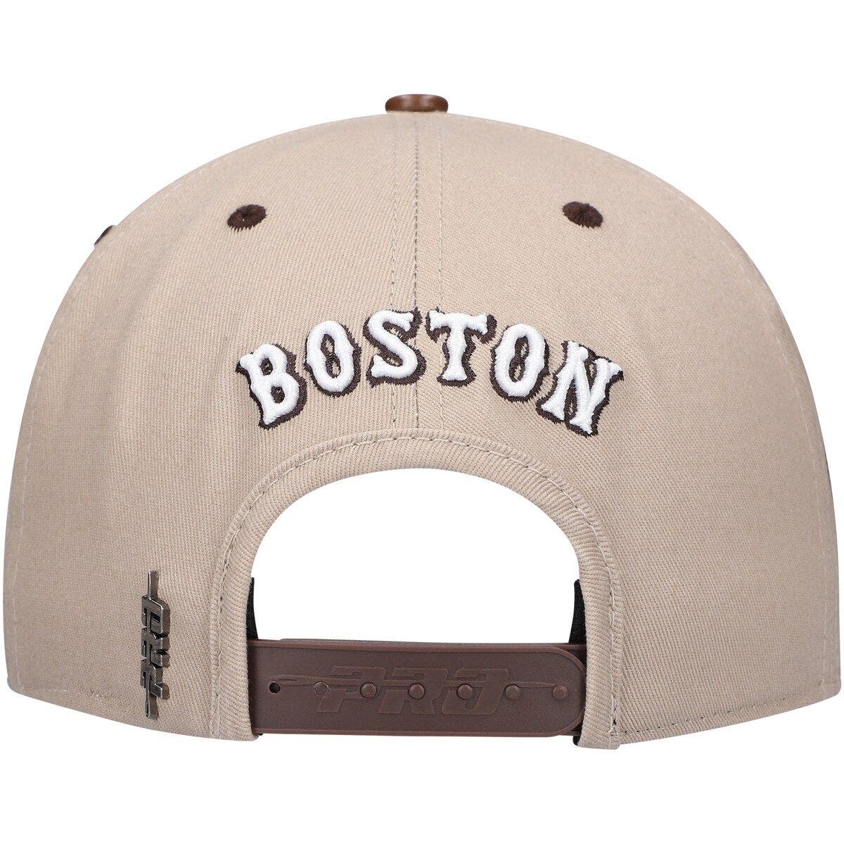 PRO STANDARD Men's Pro Standard White/Brown Boston Red Sox Chocolate ...