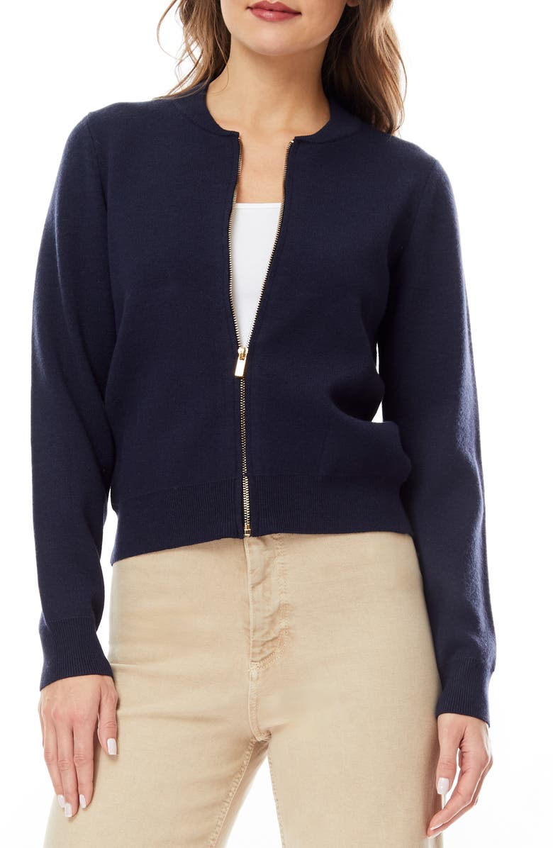 BY DESIGN Jenny Double Knit Bomber Jacket | Nordstromrack