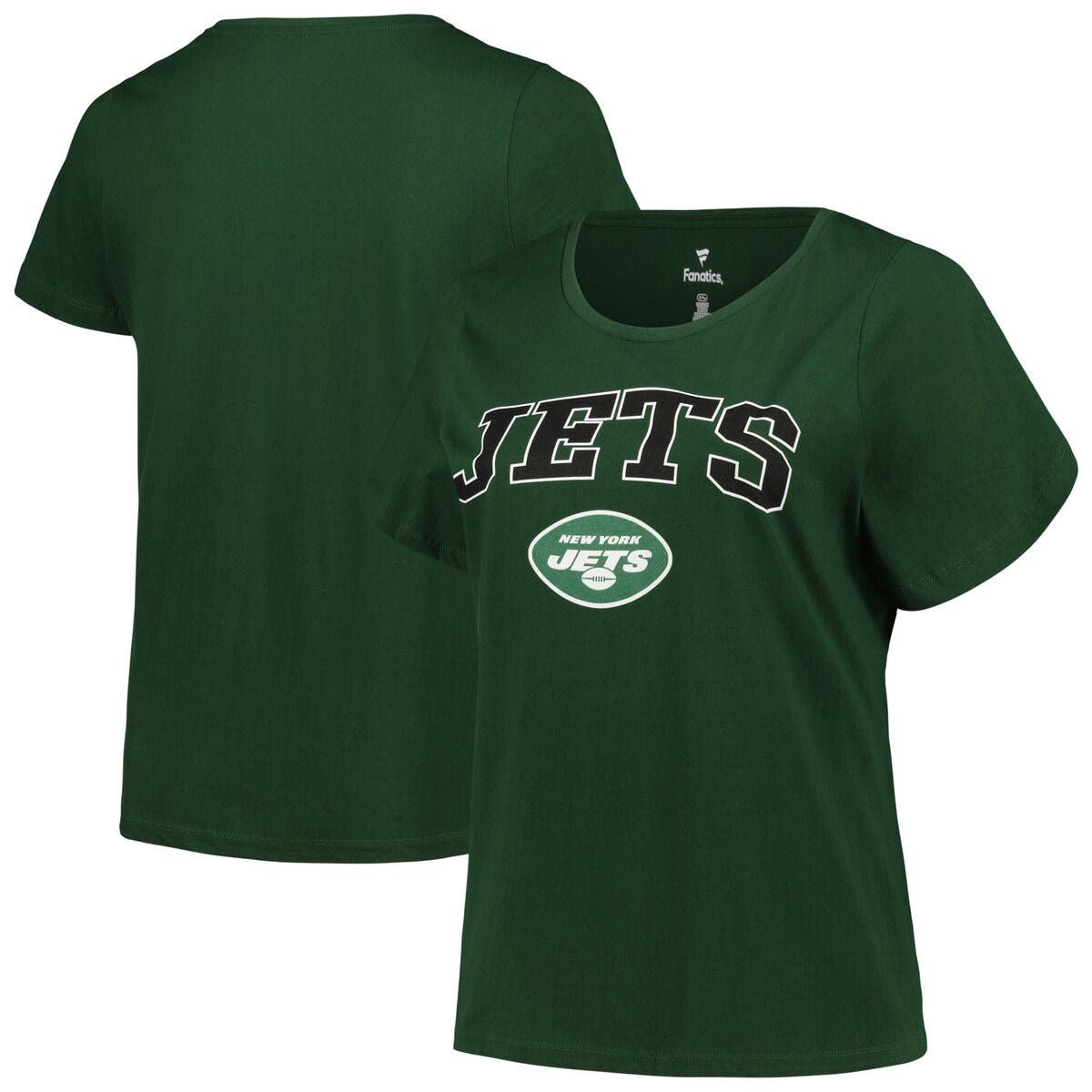 FANATICS Women's Fanatics Branded Green New York Jets Plus Size Arch ...
