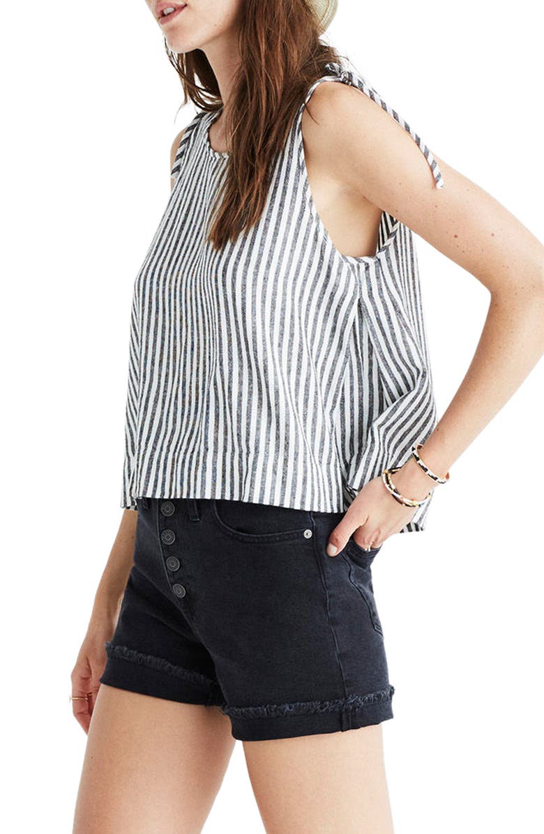 Madewell Stripe Crop Swing Tank | Nordstrom Madewell Stripe Crop Swing Tank | Nordstrom