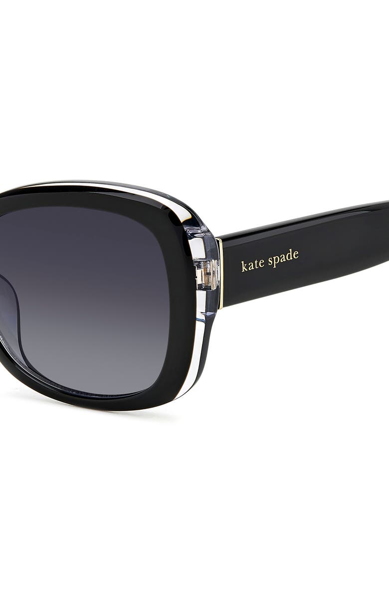 Kate Spade New York elowen 55mm gradient round sunglasses | Nordstrom