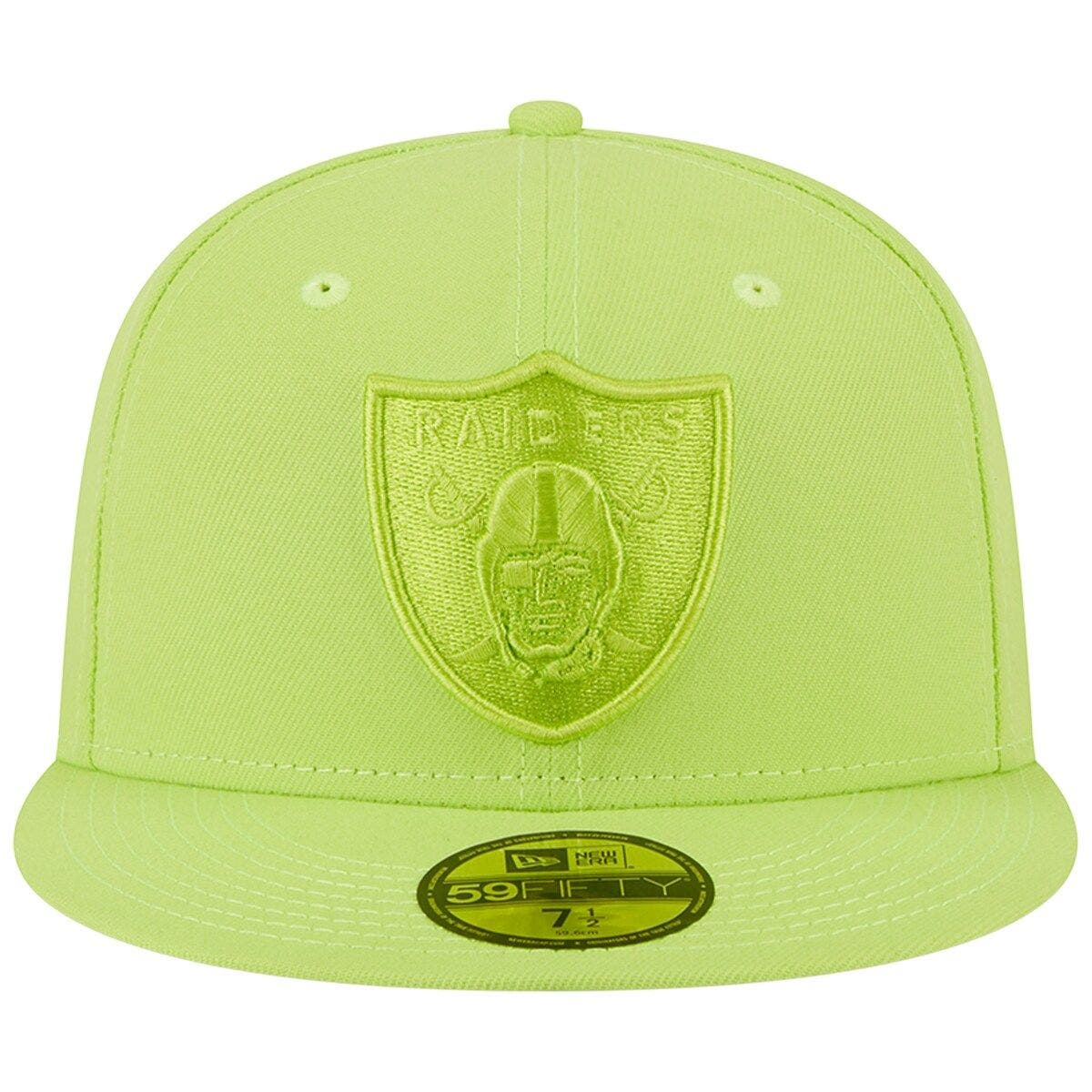 New Era Men's New Era Neon Green Las Vegas Raiders Color Pack Brights ...