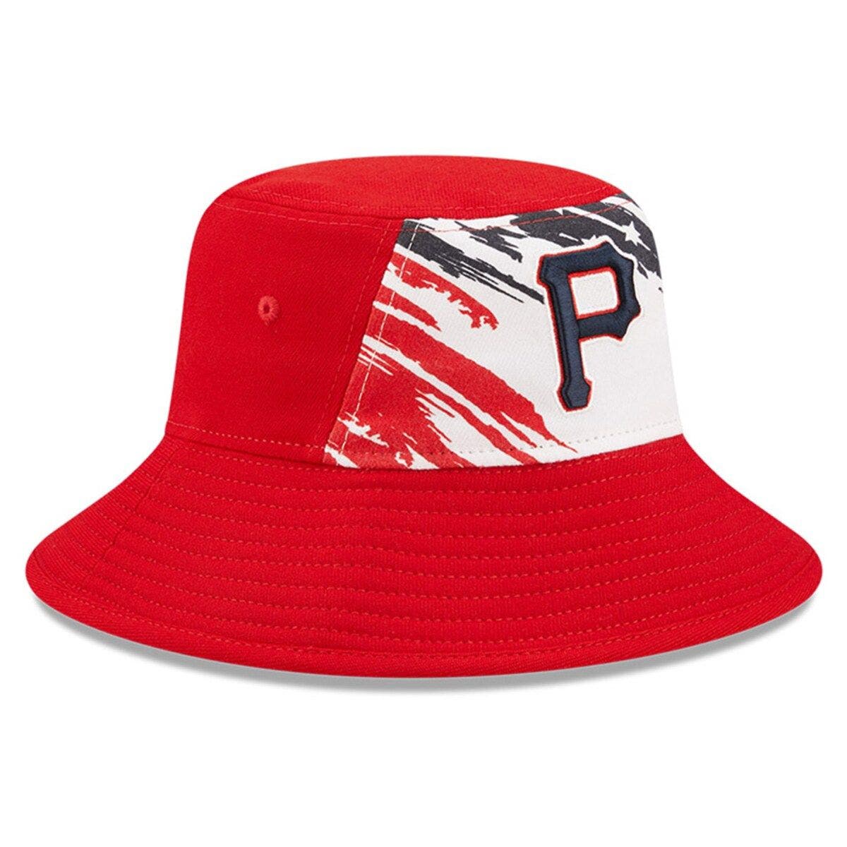 New Era Men's New Era Red Pittsburgh Pirates 2022 4th of July Bucket ...