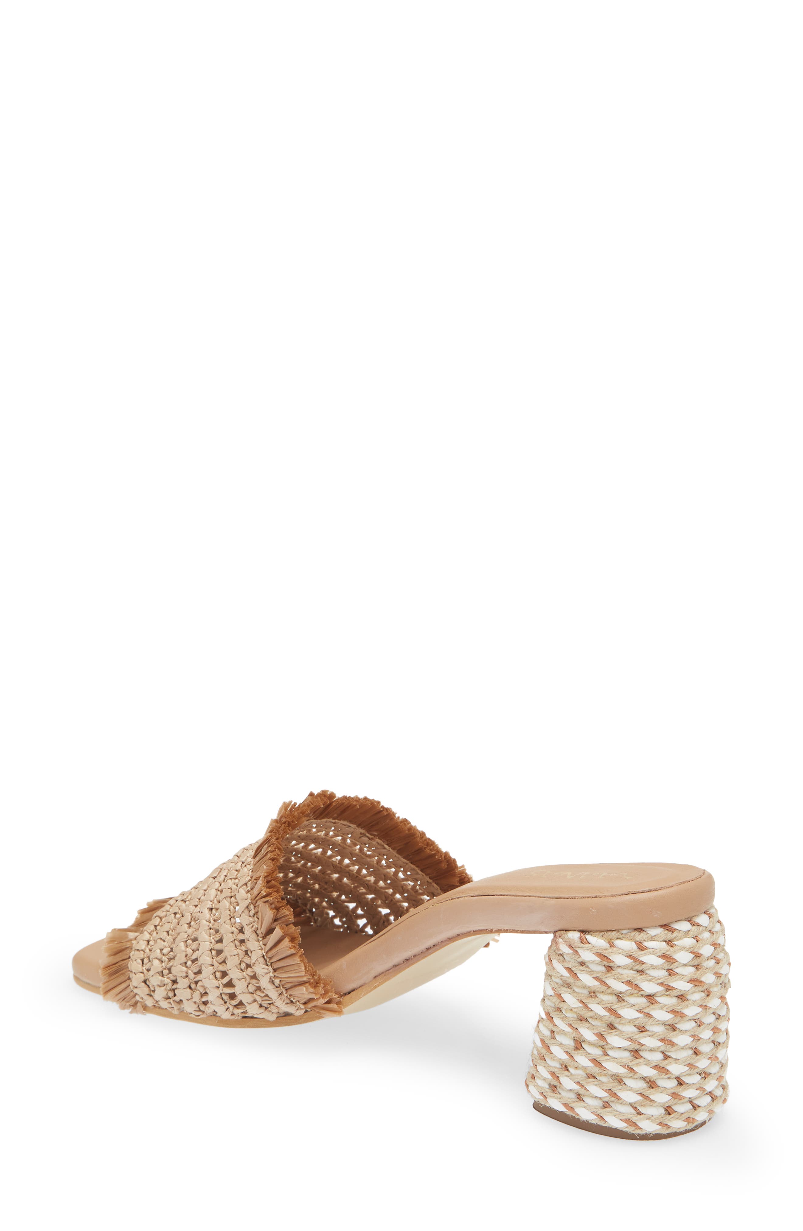 Kaanas Sumatra Frayed Jute Slide Sandal | Nordstrom