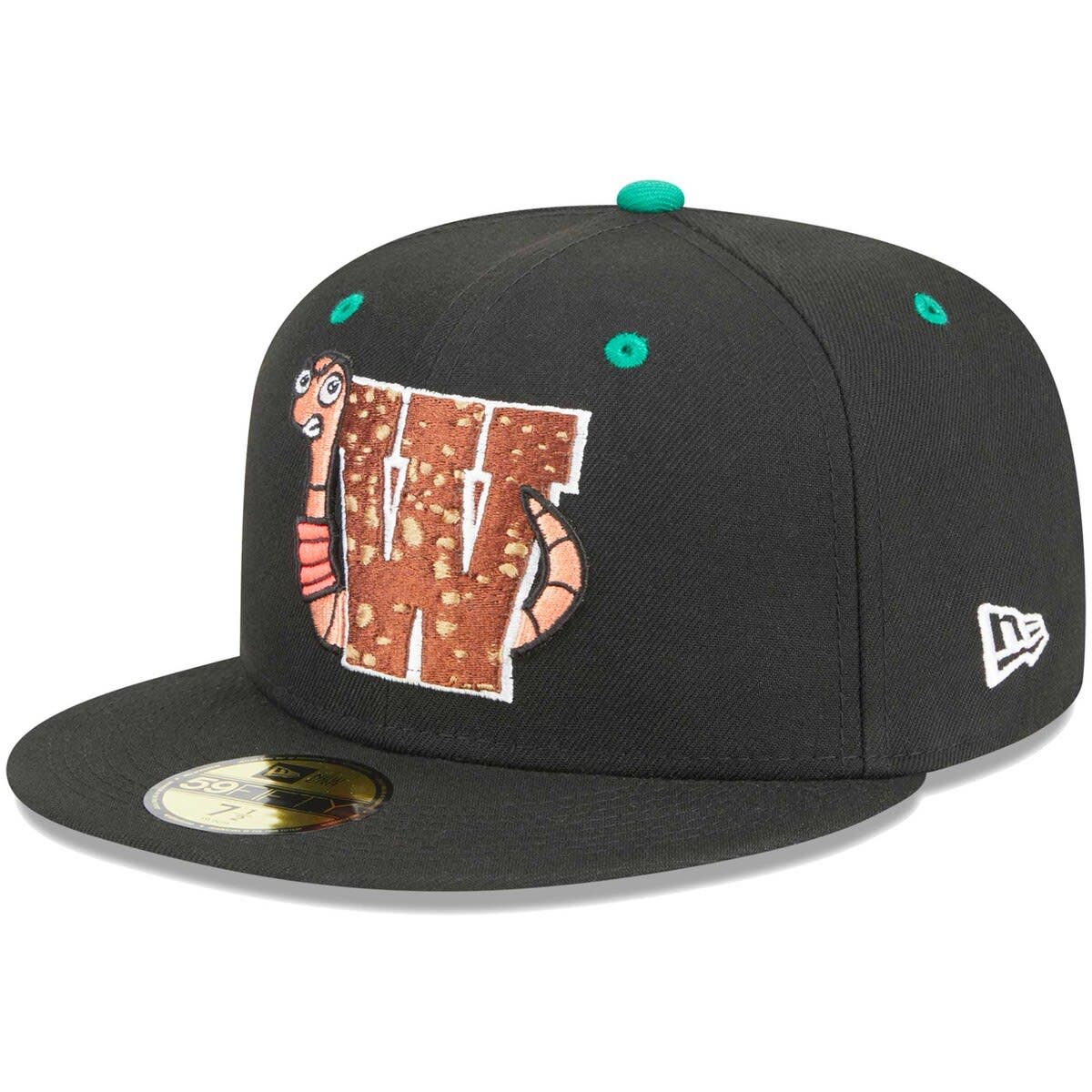 New Era Men's New Era Black Worcester Red Sox Theme Nights Wicked Worms ...