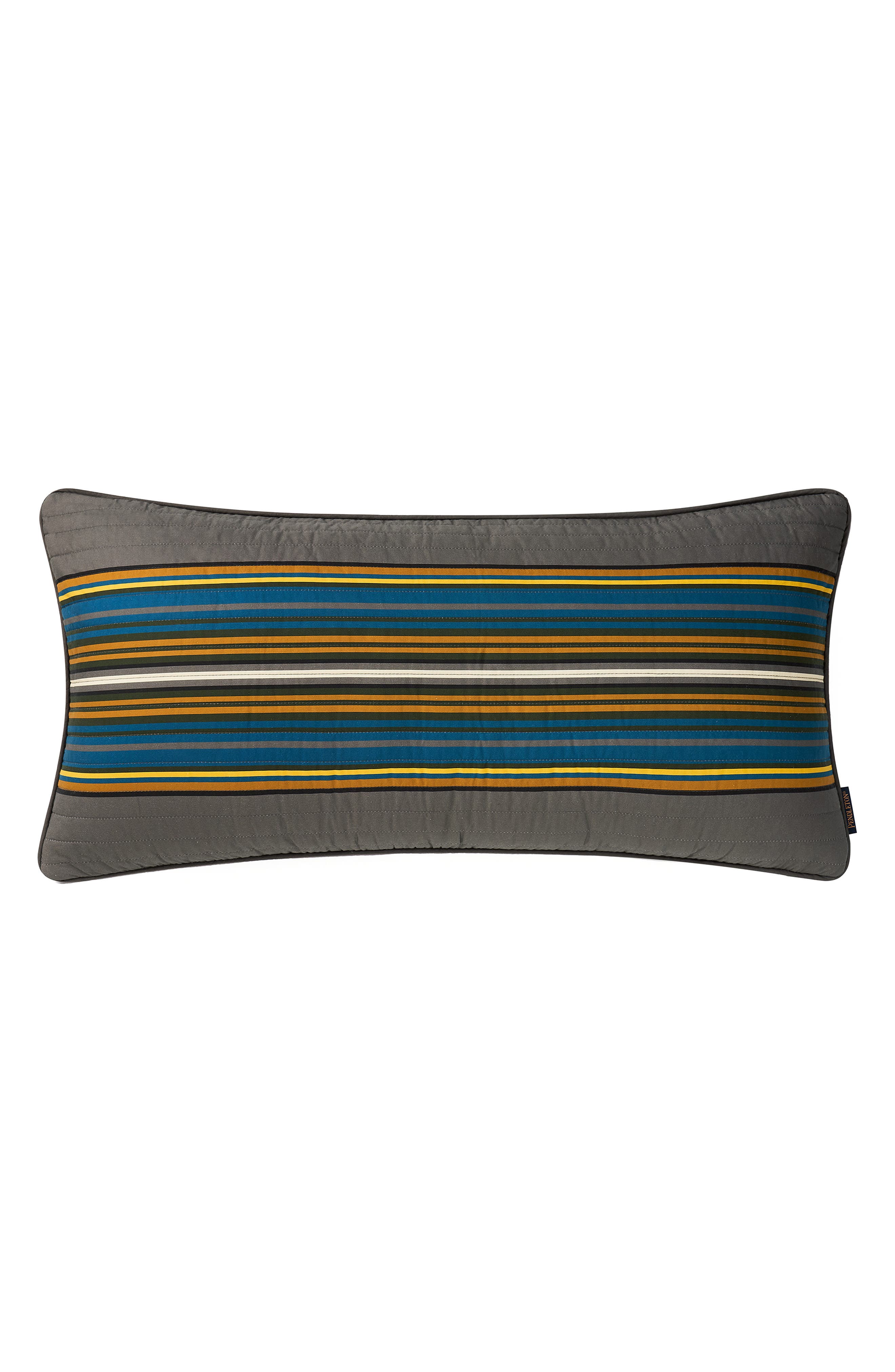 Pendleton Stripe Quilted Accent Pillow | Nordstrom