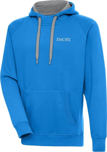 ANTIGUA Men's Antigua Blue Emory Eagles Victory Pullover Hoodie | Nordstrom