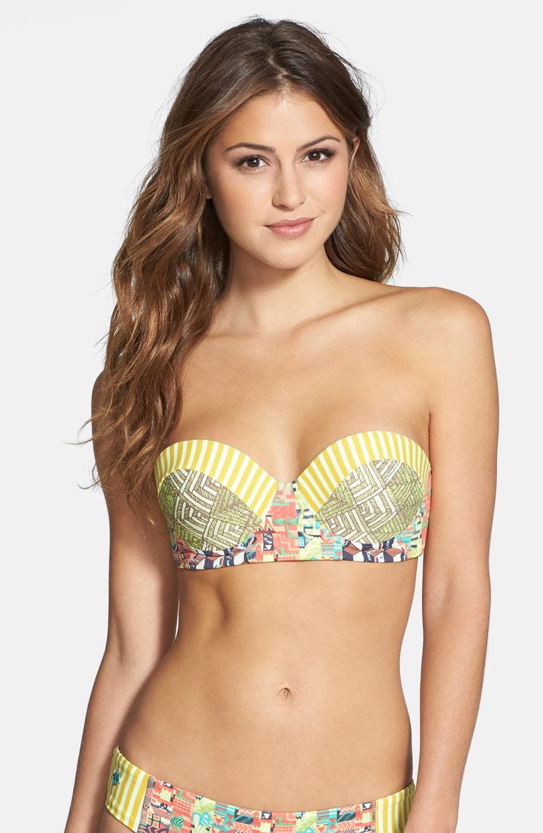 Maaji Sunny Parfait Reversible Underwire Bustier Bikini Top Nordstrom