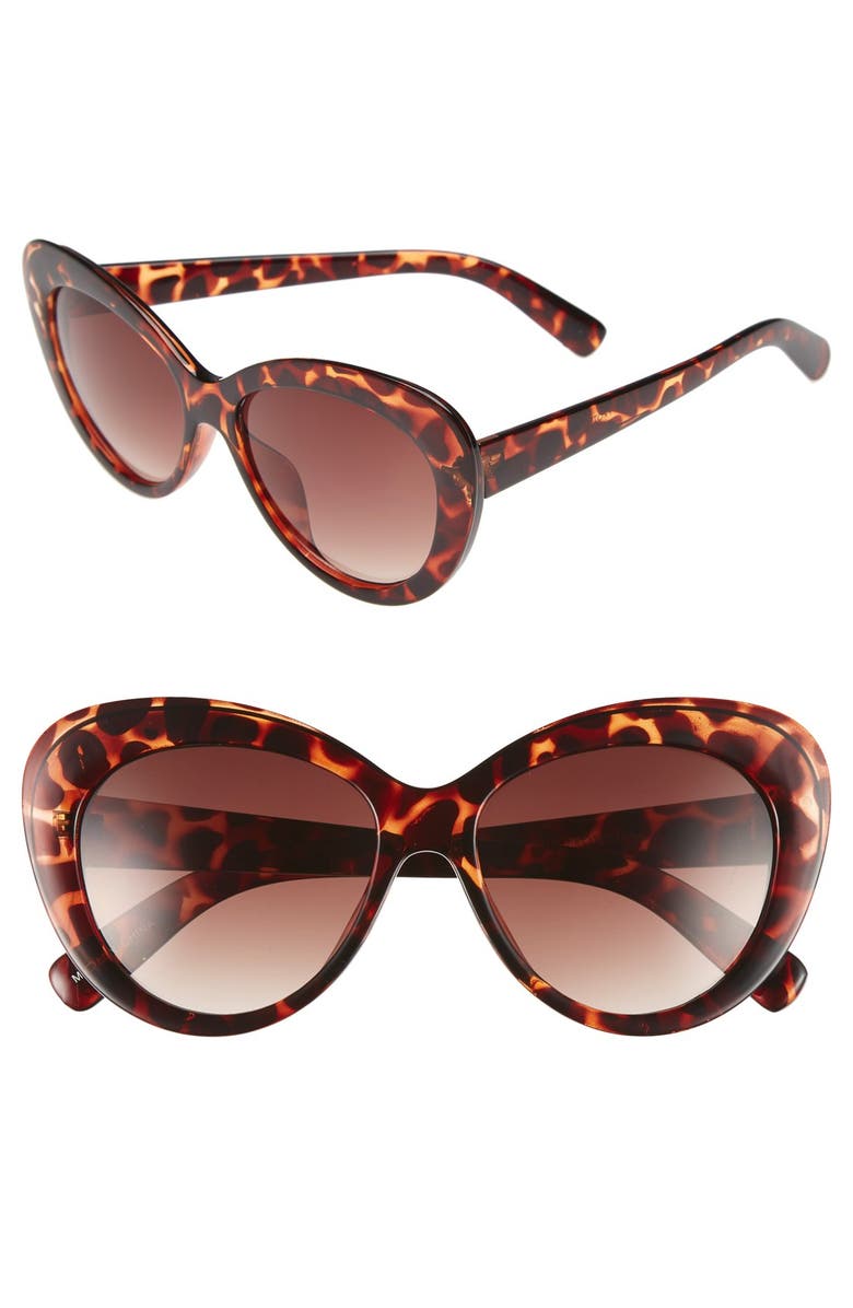 Bp 55mm Rounded Cat Eye Sunglasses Nordstrom