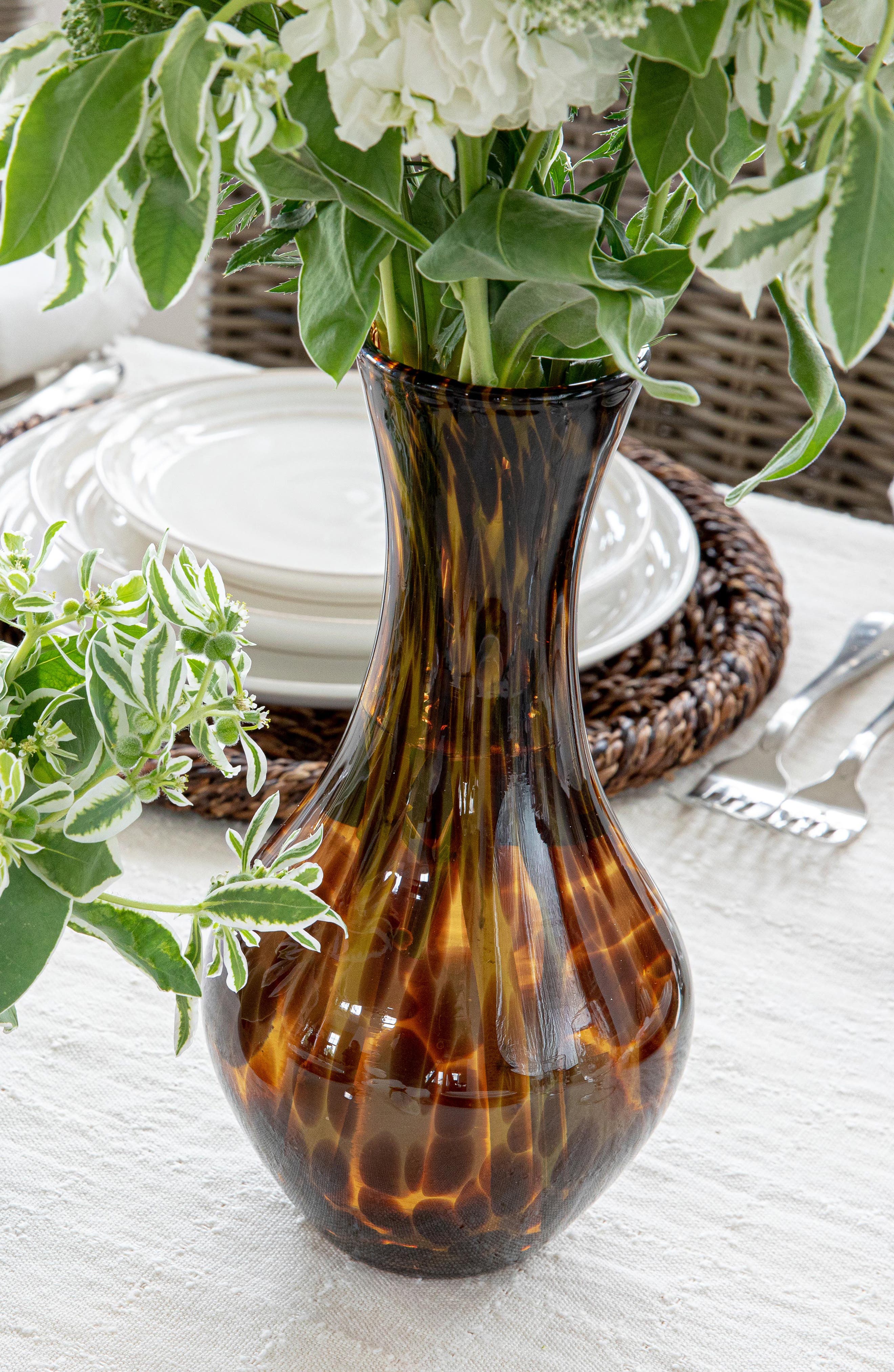 Juliska Puro Tortoiseshell Pattern Glass Carafe | Nordstrom