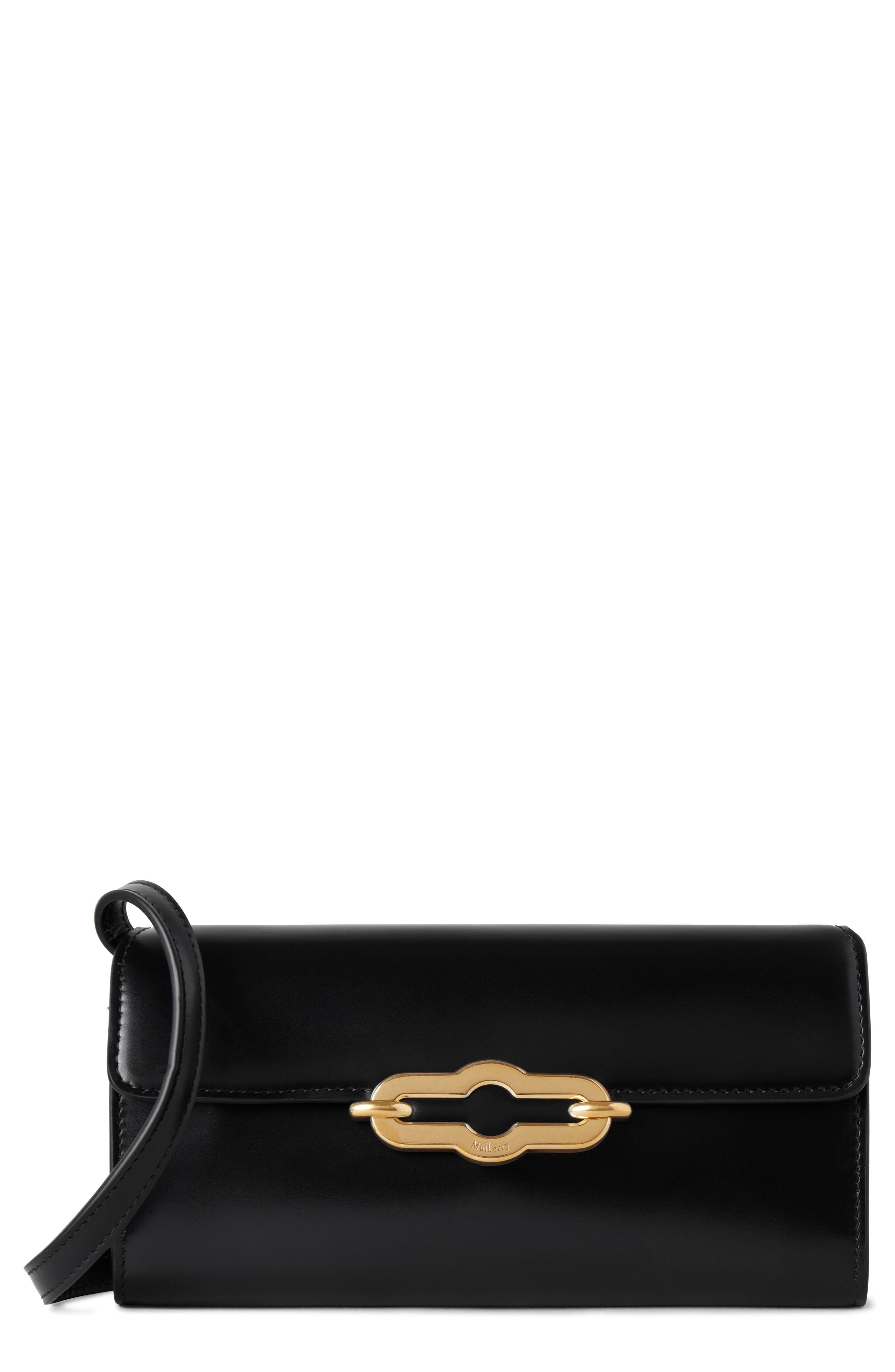 Mulberry Pimlico Super Leather Wallet on a Strap | Nordstrom
