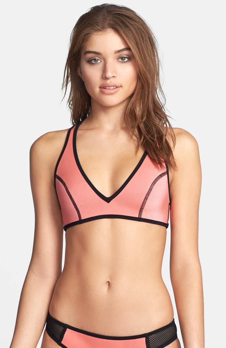 Hurley Good Sport Reversible Racerback Bikini Top Nordstrom