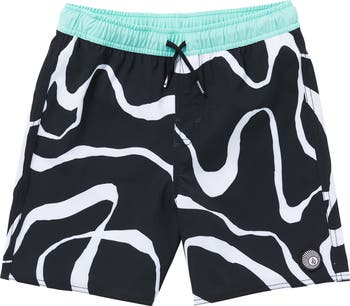 Volcom Kids' Baffle Swim Trunks | Nordstrom