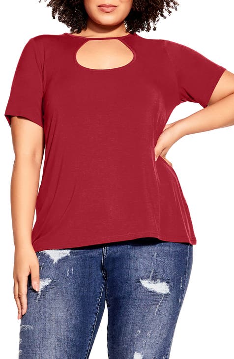 Red Plus-Size Tops for Women | Nordstrom