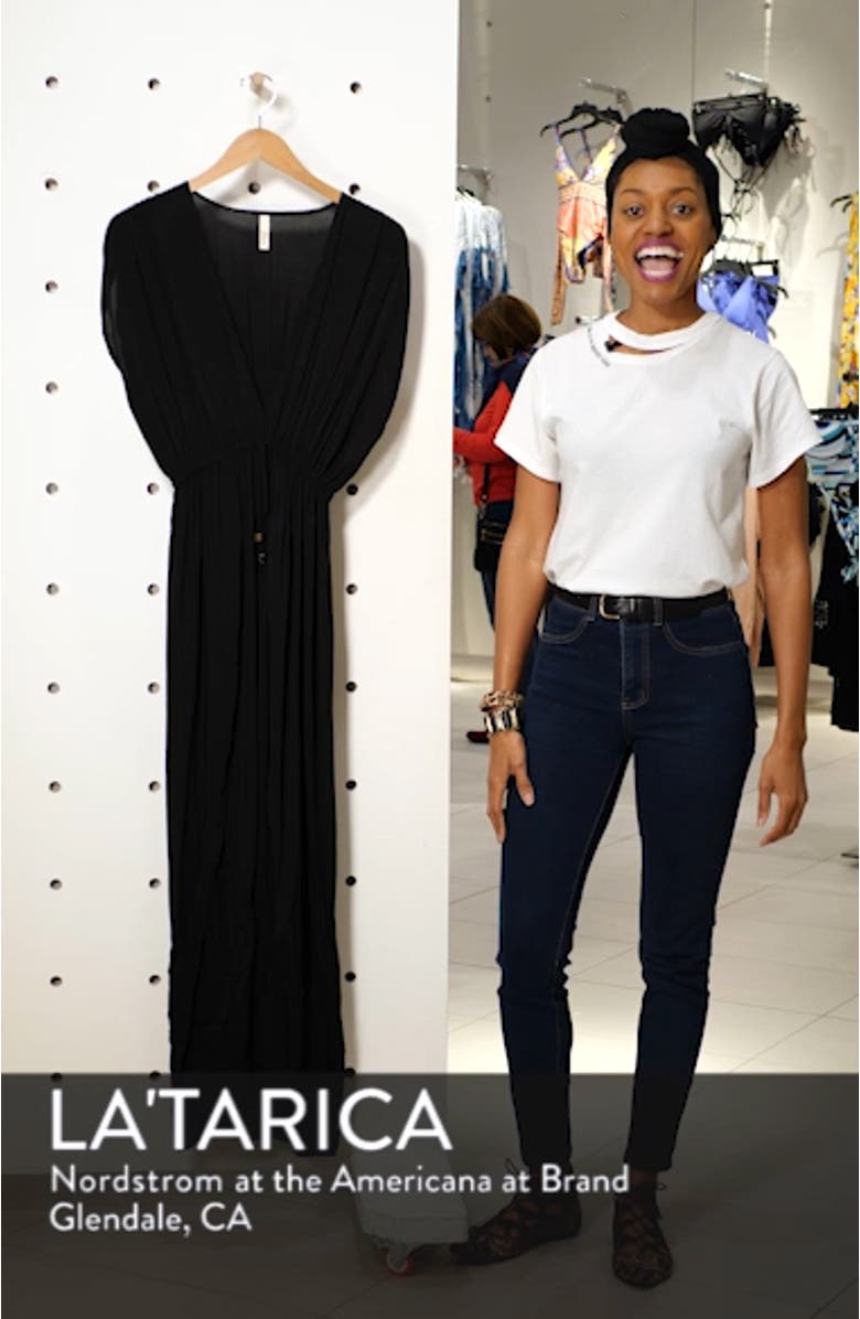 Elan Deep V-Neck Cover-Up Maxi Dress | Nordstrom