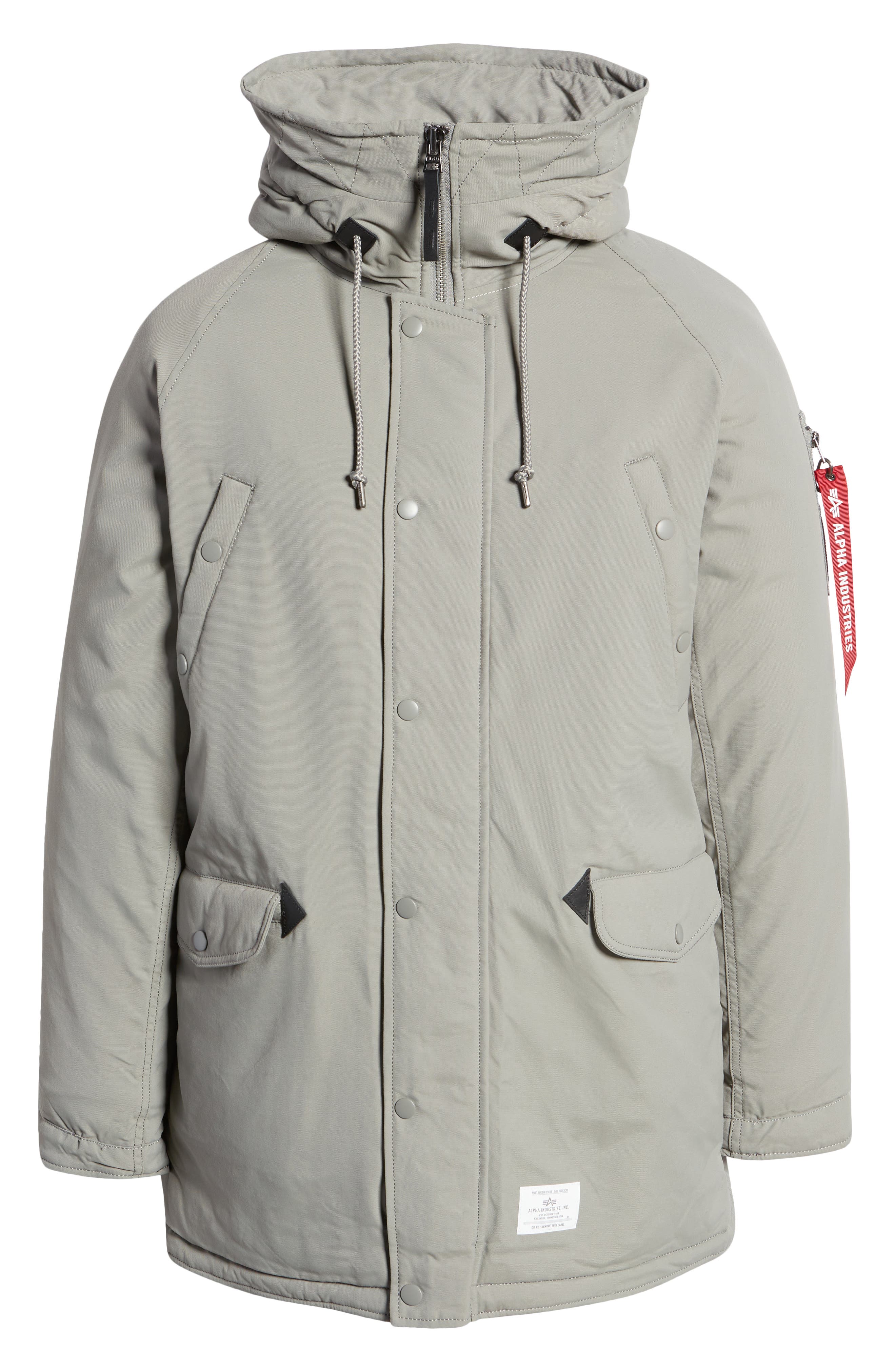 Alpha Industries N-3B Altitude Mod Hooded Parka in Black | Smart Closet