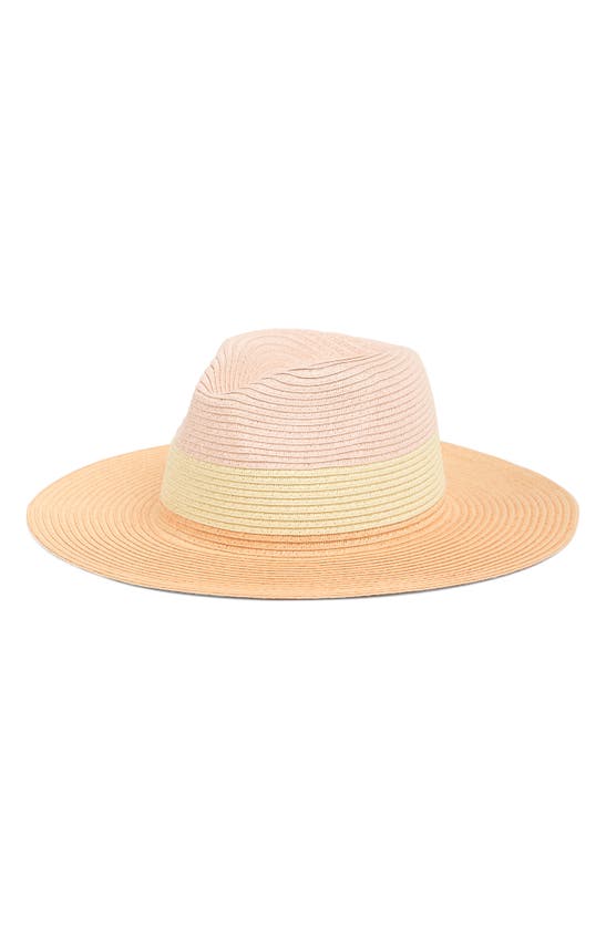 Modena Two-tone Wide Brim Panama Hat In Multi | ModeSens