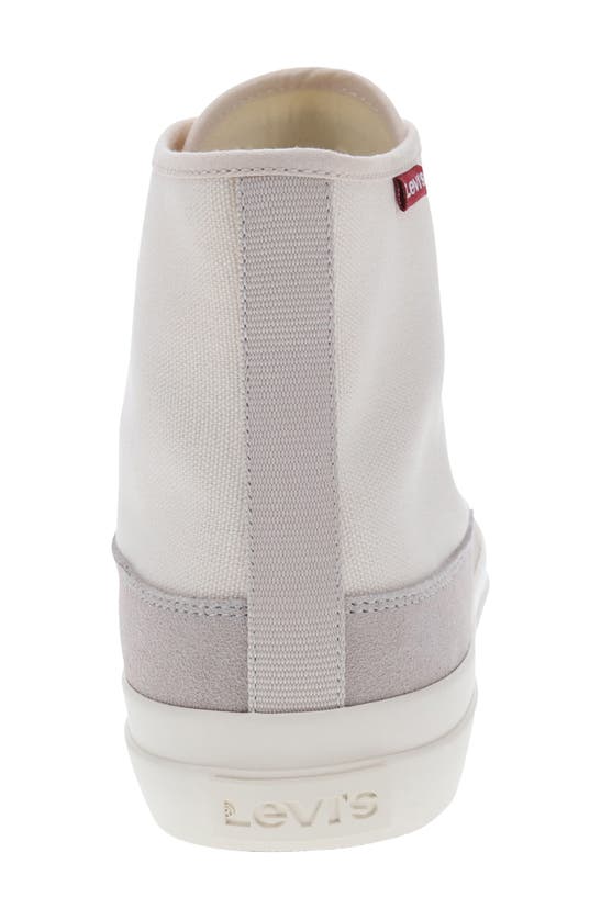 Levi's Square High Top Sneaker In Ecru | ModeSens